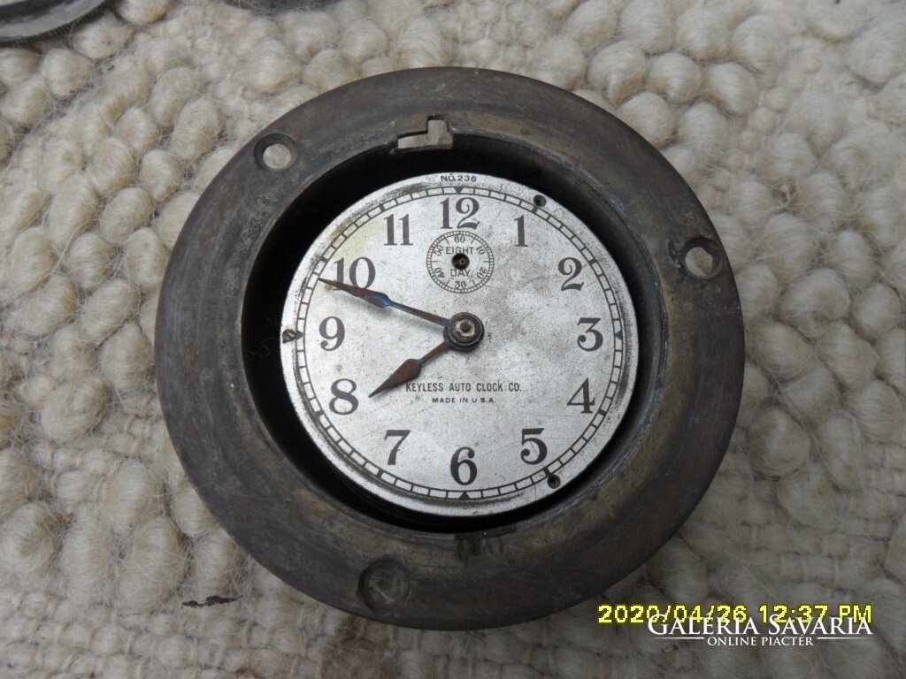 Keyless Auto Clock Co. 1910-1920 amerikai auto óra - Óra | Galéria ...