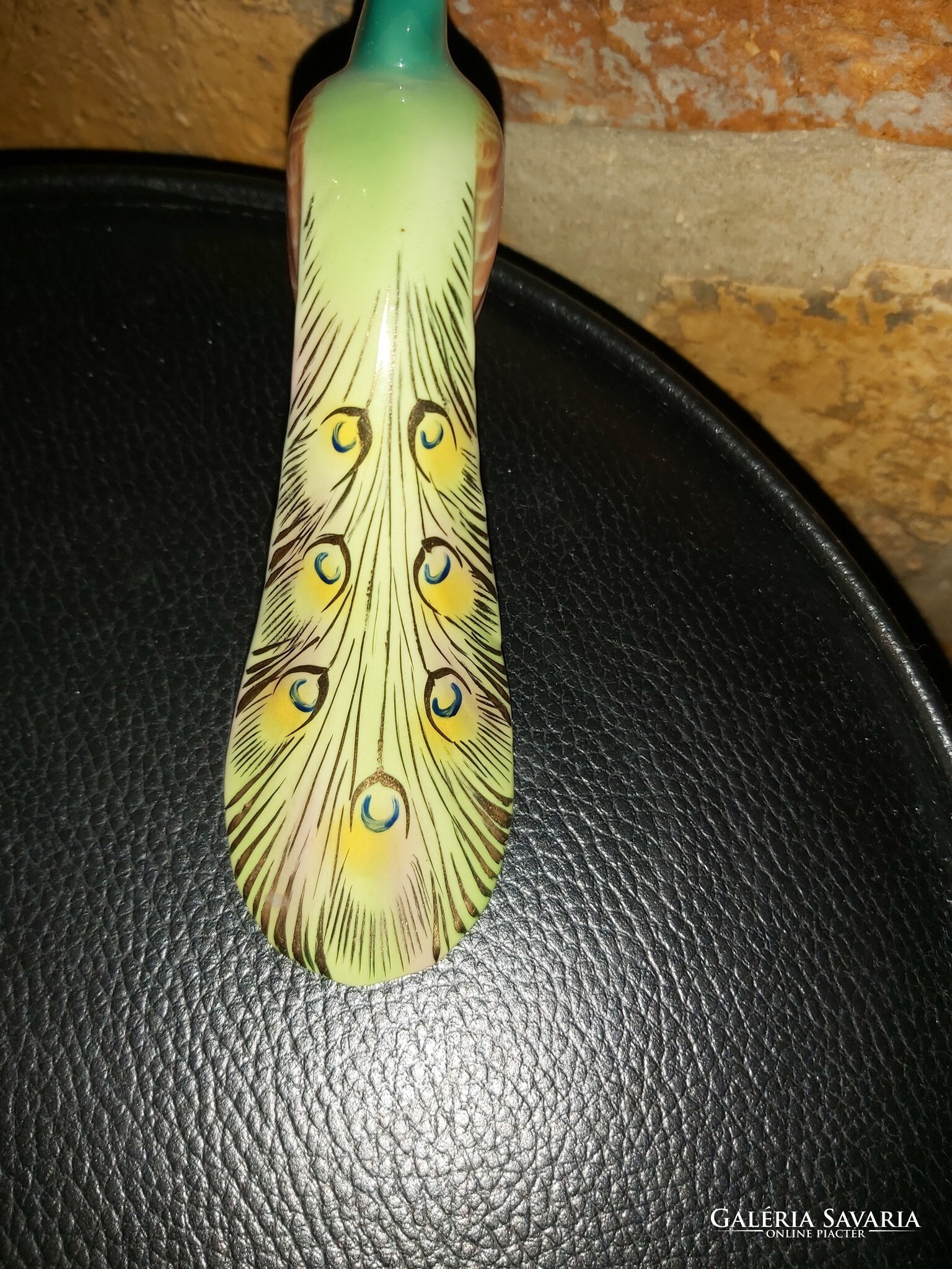 Gyönyörű Drasche porcelán páva, madár, nipp, figura. Nosztalgia darab ...