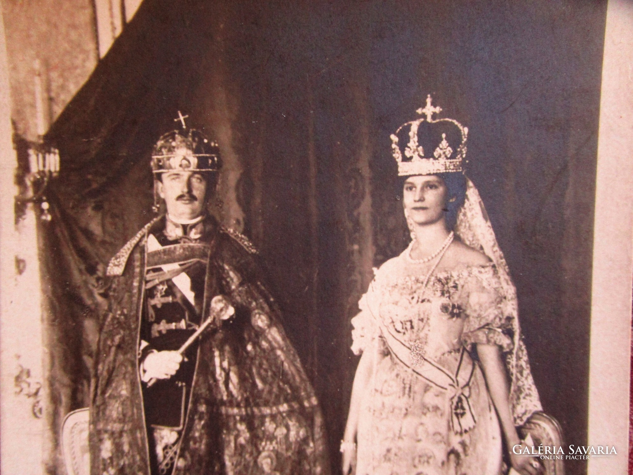 Last Hungarian king iv. Károly zita queen photo page 1916 coronation ...