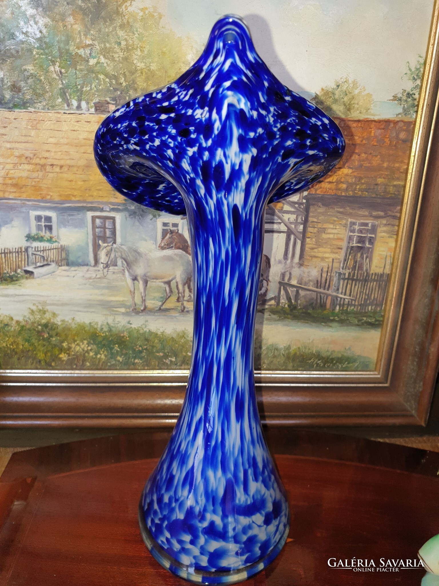 Murano cabbage shaped glass vase - Glass | Galeria Savaria online ...