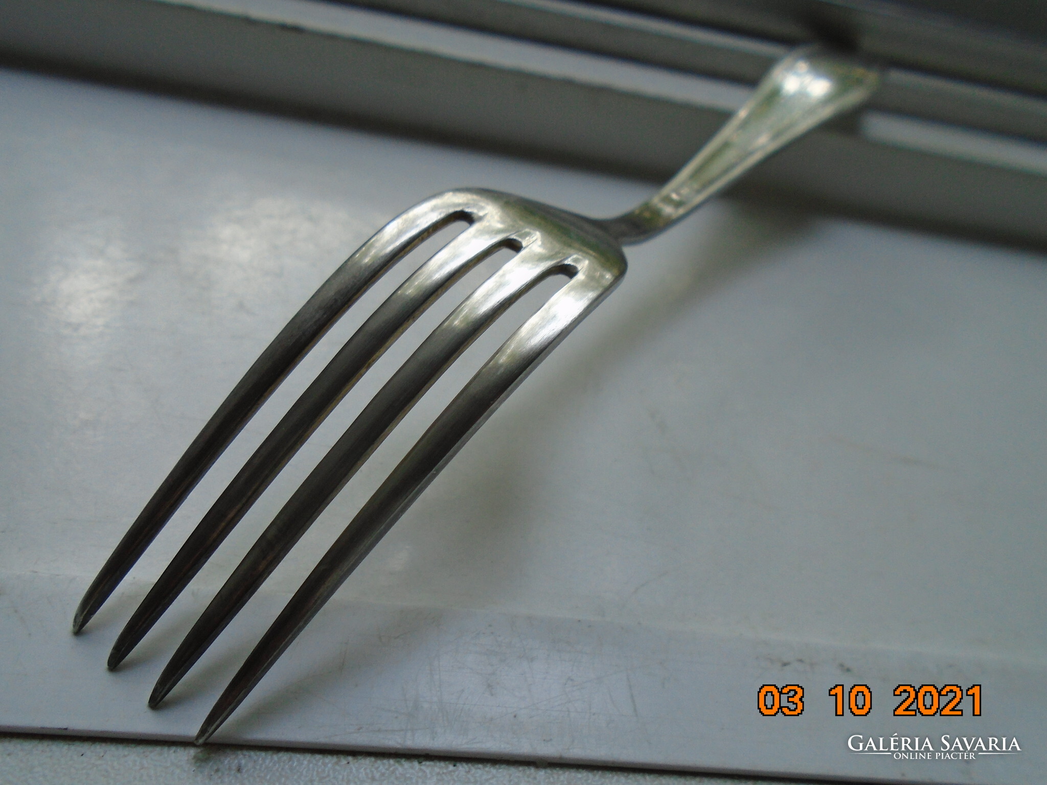 GOWE/WELLNER SILBER 90 jelzett 45 ezüst tartalmú ezüstözött villa ...