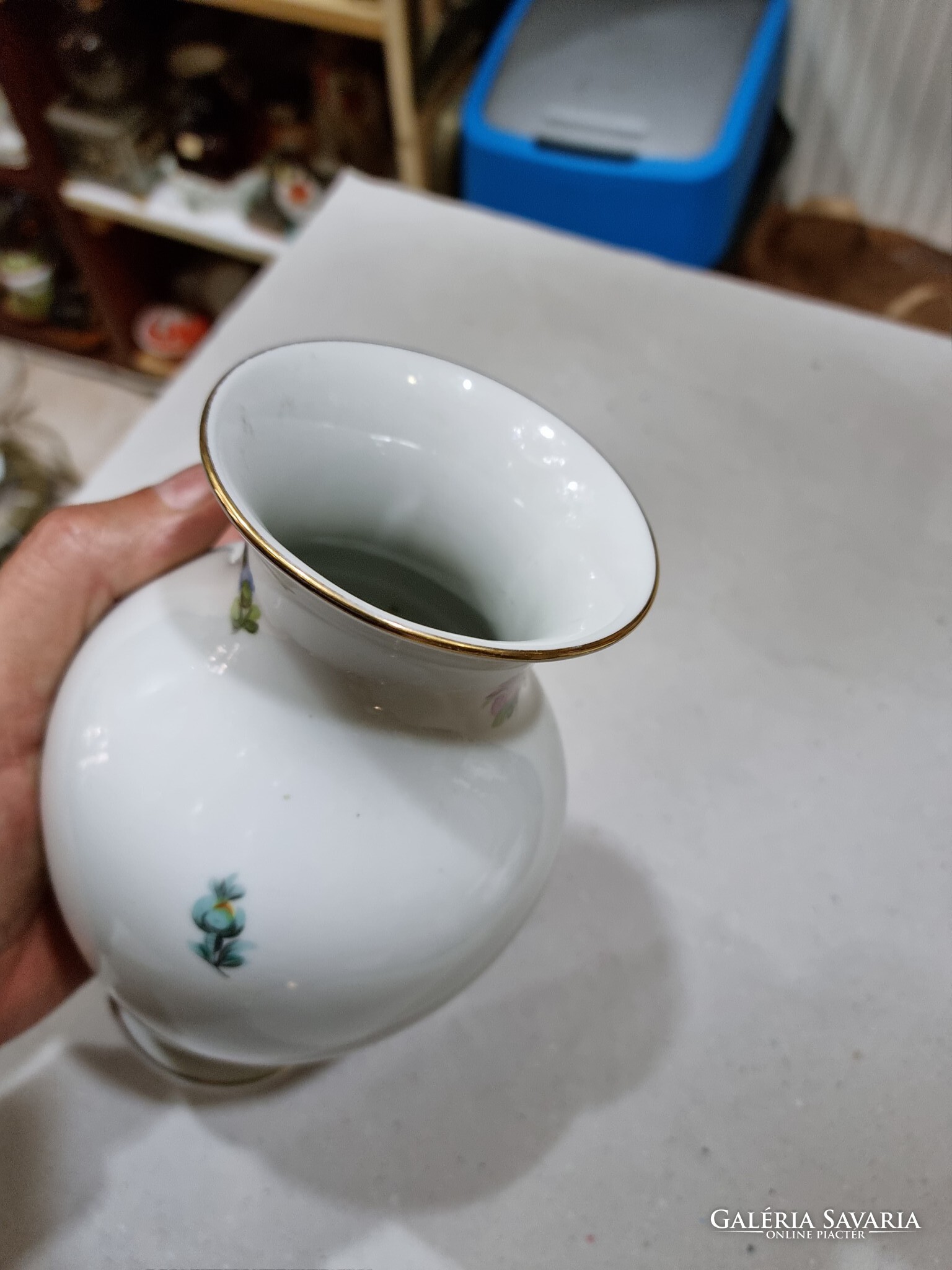 Herendi porcelán váza - Porcelán | Galéria Savaria online piactér ...