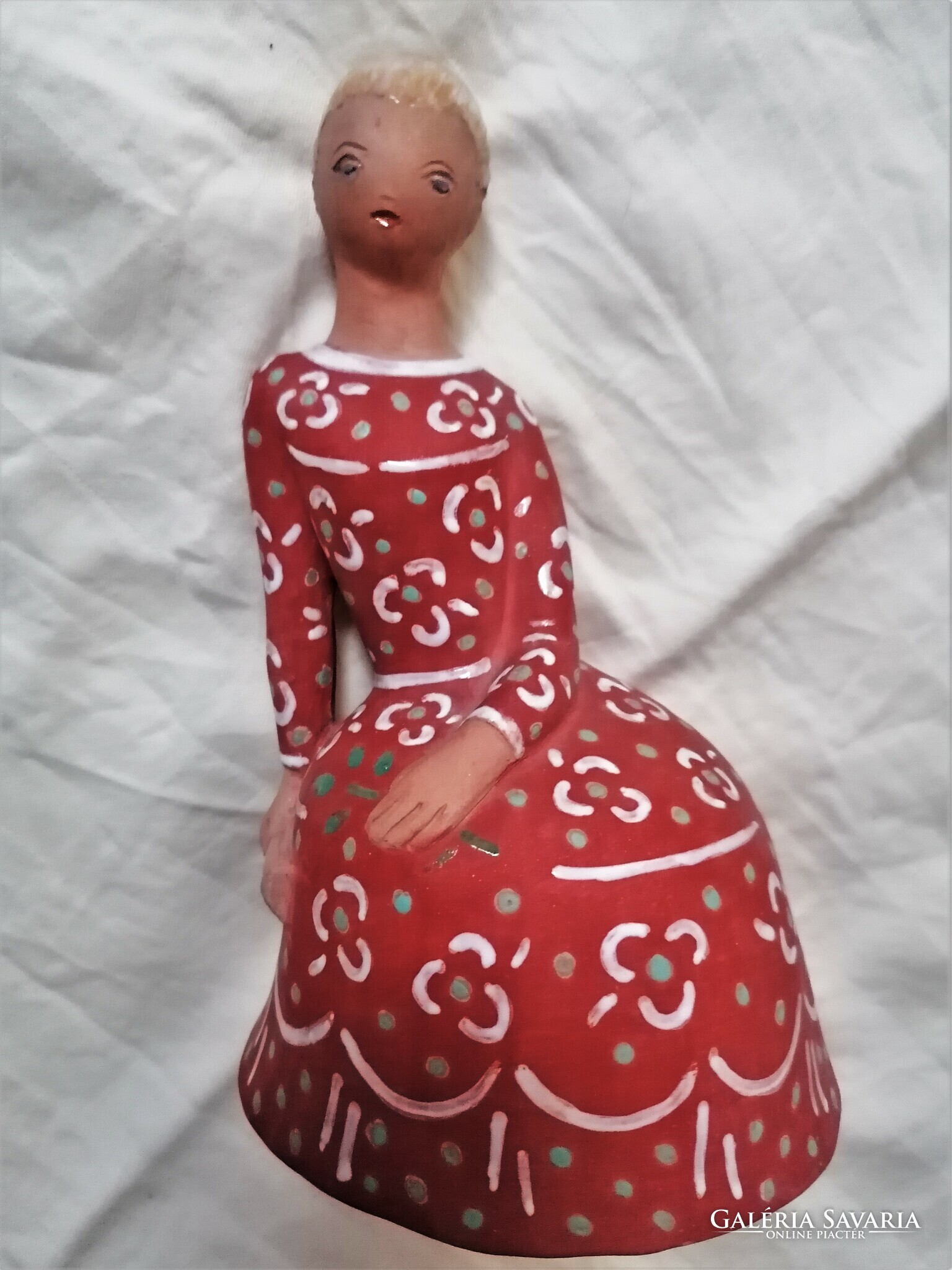 Statue of Anna Berkovits, female figure - Pottery, Ceramics | Galeria ...