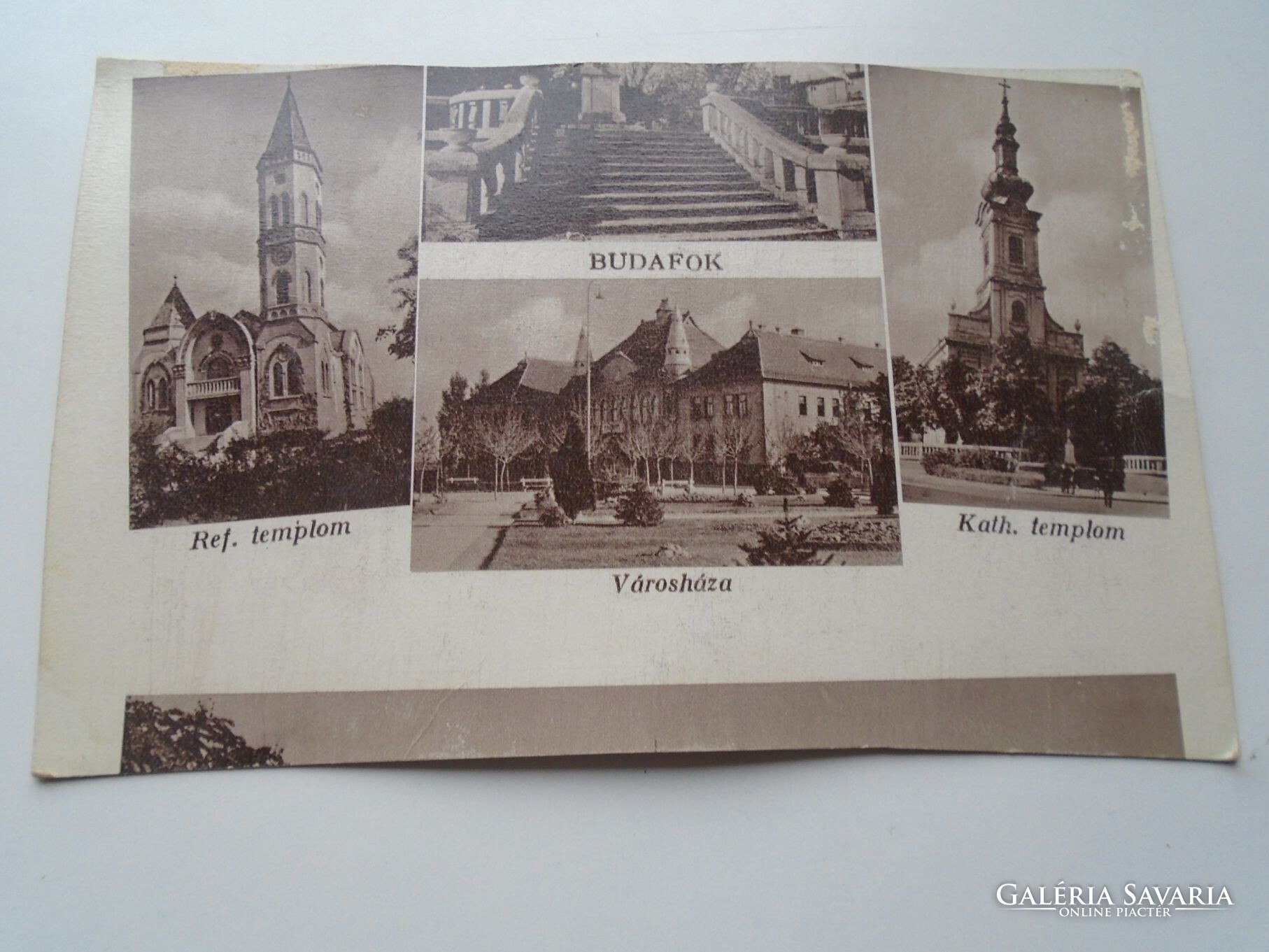 D192392 Régi képeslap - MAGYARÓVÁR - BUDAFOK - NYOMDAI SELEJT 1930-40 ...
