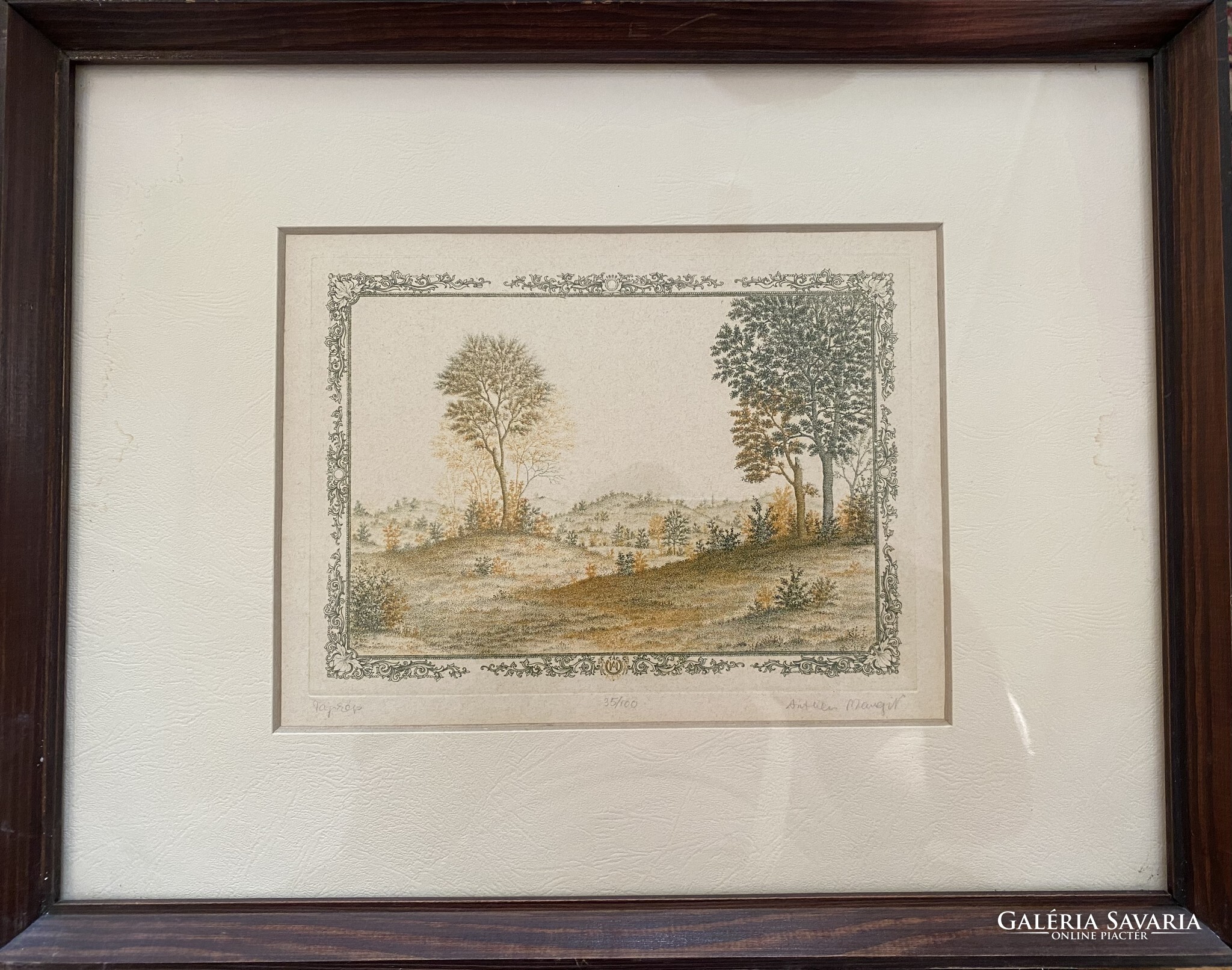 Margit Artner: landscape - color etching - Pictures, drawings | Galeria ...