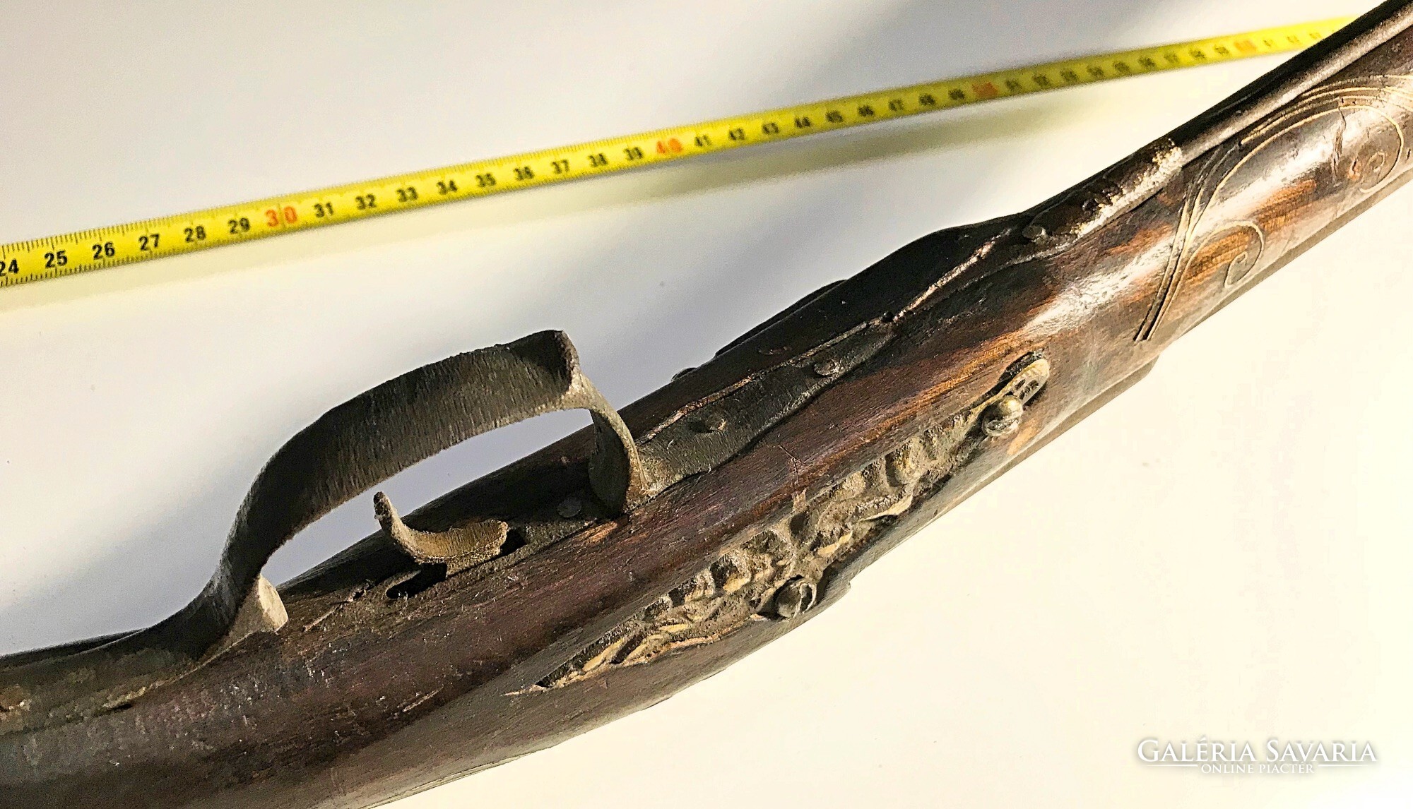 18th century antique wooden rifle - replica - Military | Galeria ...