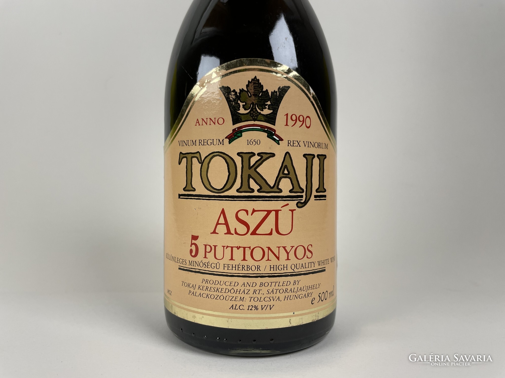 Tokaji Aszú 5 puttonyos - 1990 - Otthon, háztartás kellékei | Galéria ...
