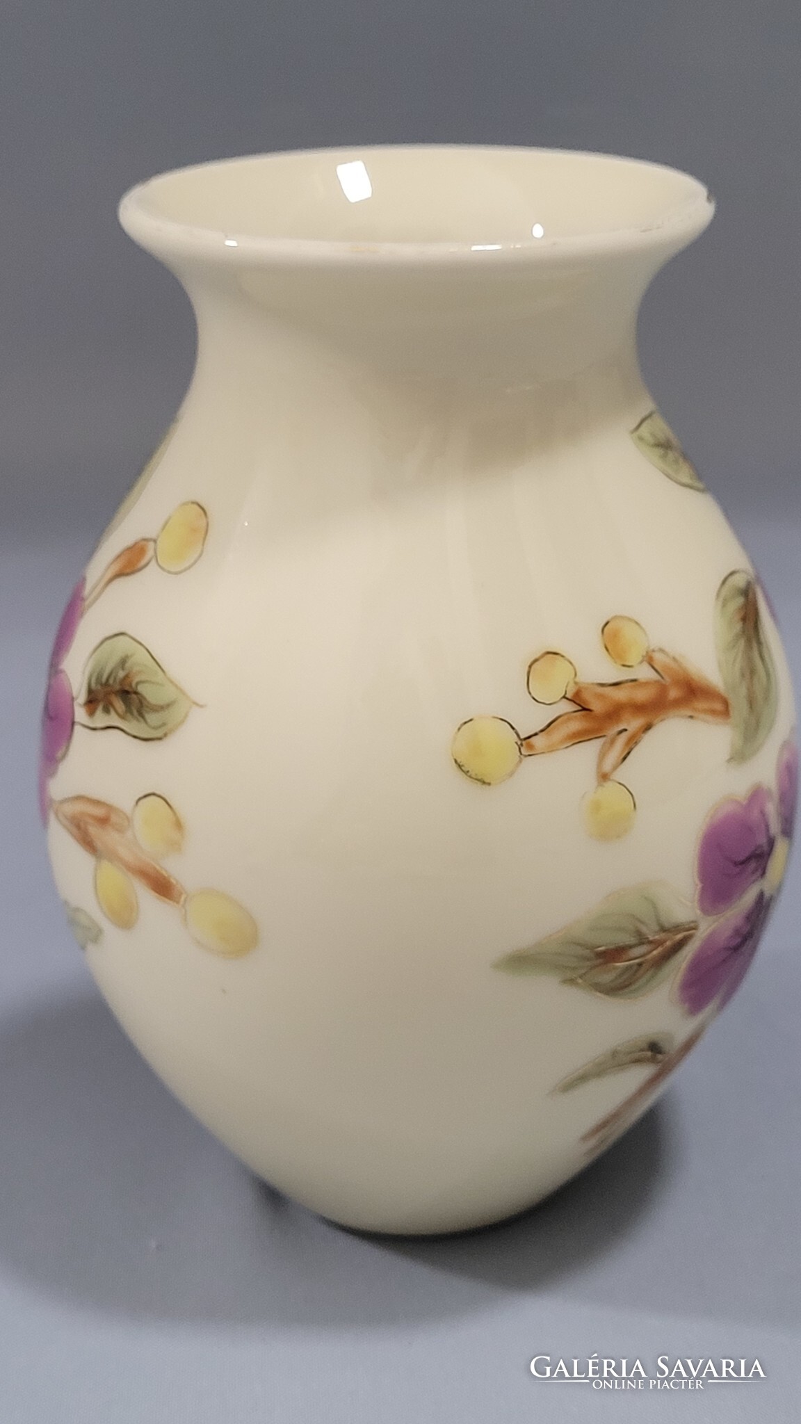 Zsolnay kézzel festett porcelán váza - Porcelán | Galéria Savaria ...