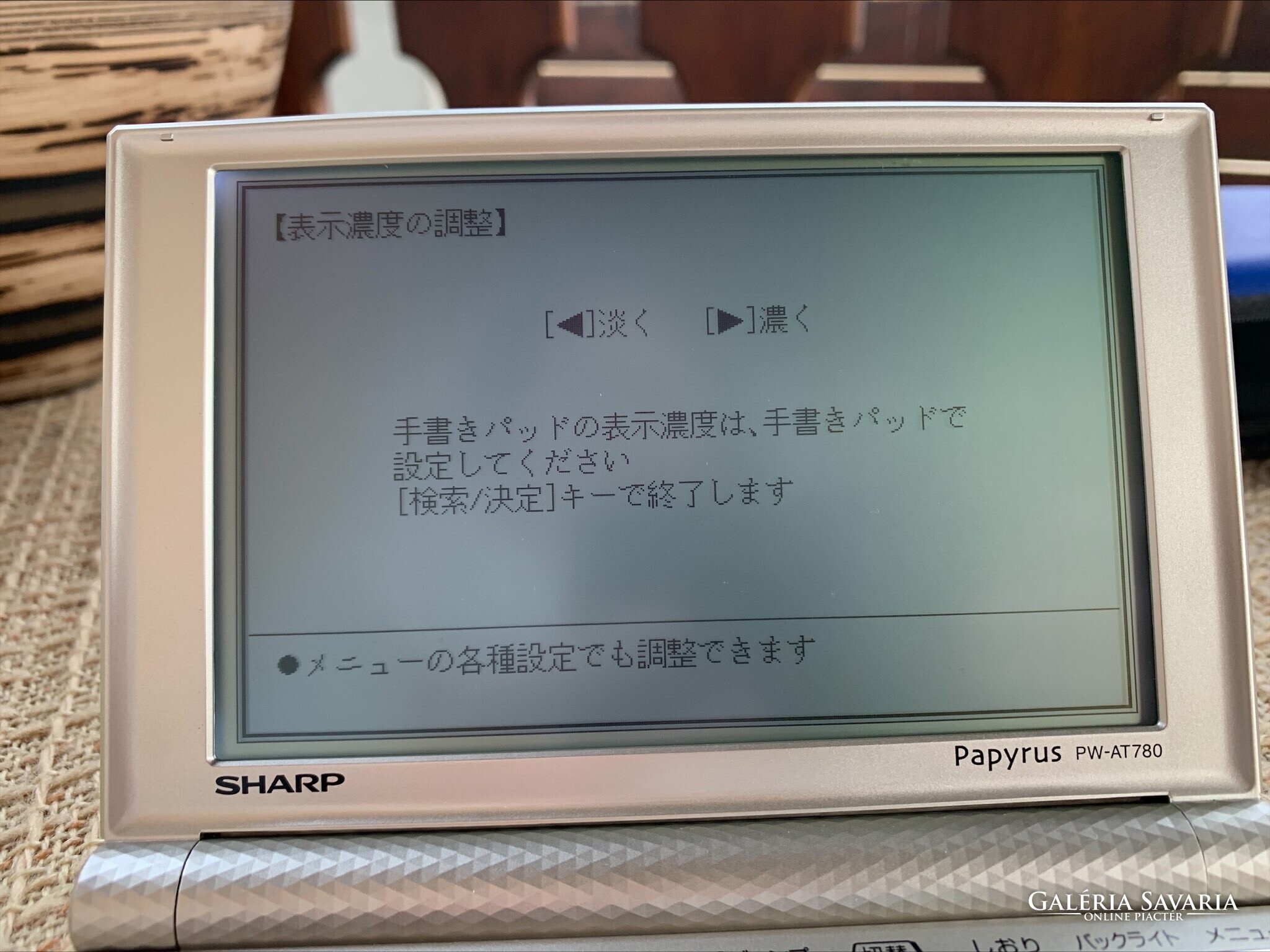 SHARP japán-angol elektronikus szótár, újszerű, Sharp Papyrus PW-AT780 ...