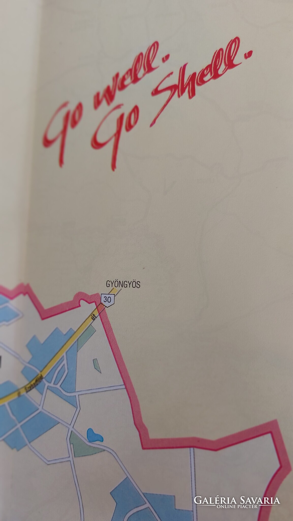 1993. kiadású Magyarország és Budapest autótérképe / Shell kút térképe ...
