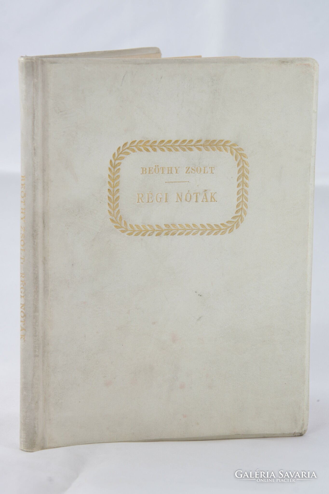 Bibliofil Számozott Aláírt Beöthy Zsolt Régi nóták egészpergamen ...