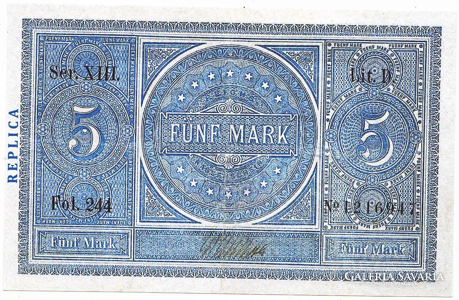 Németország 5 Német arany márka 1874 REPLIKA - Numizmatika, Pénz, Érme ...