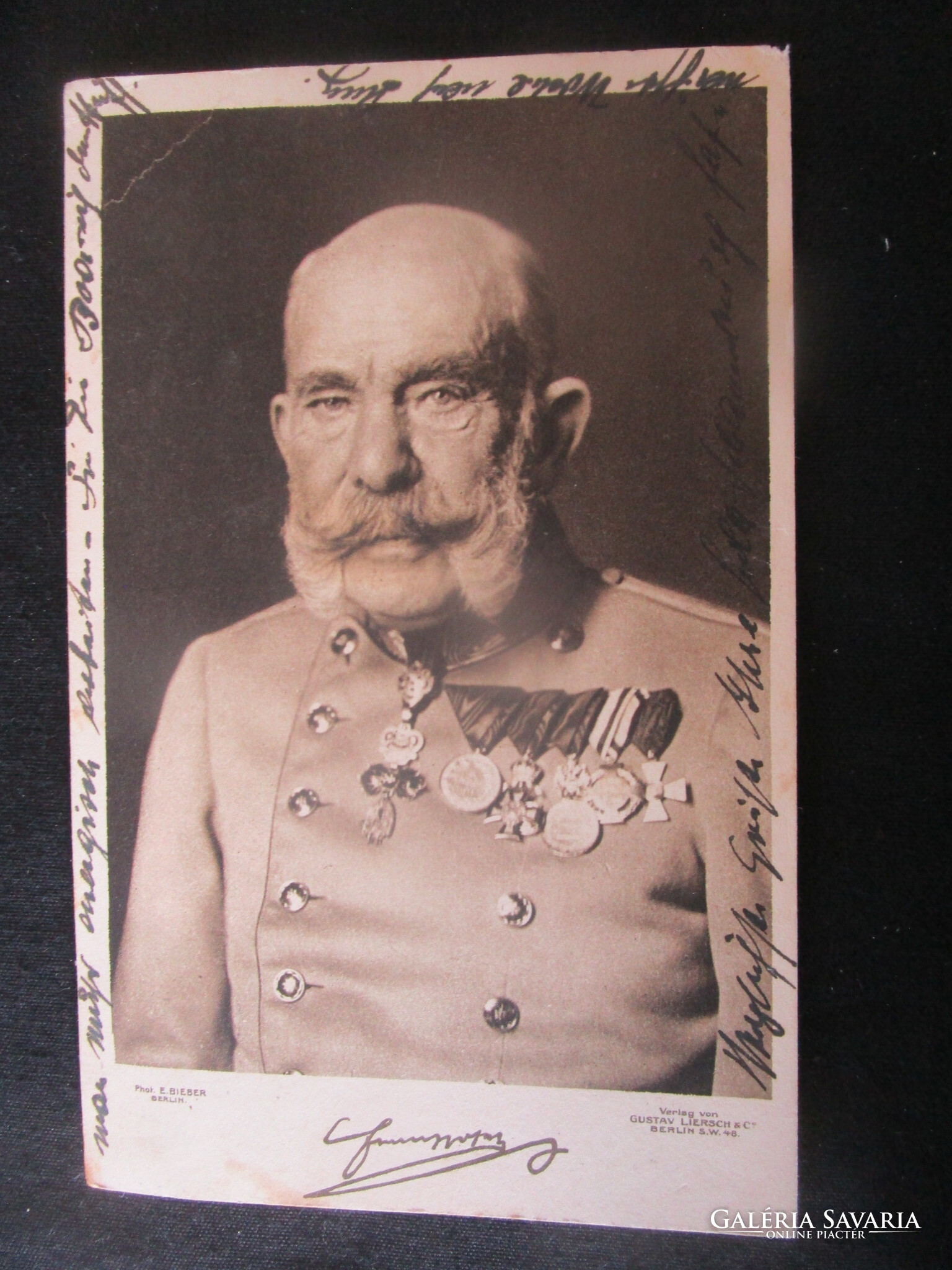 1915 Franz Josef Habsburg, King of Hungary, original contemporary photo ...