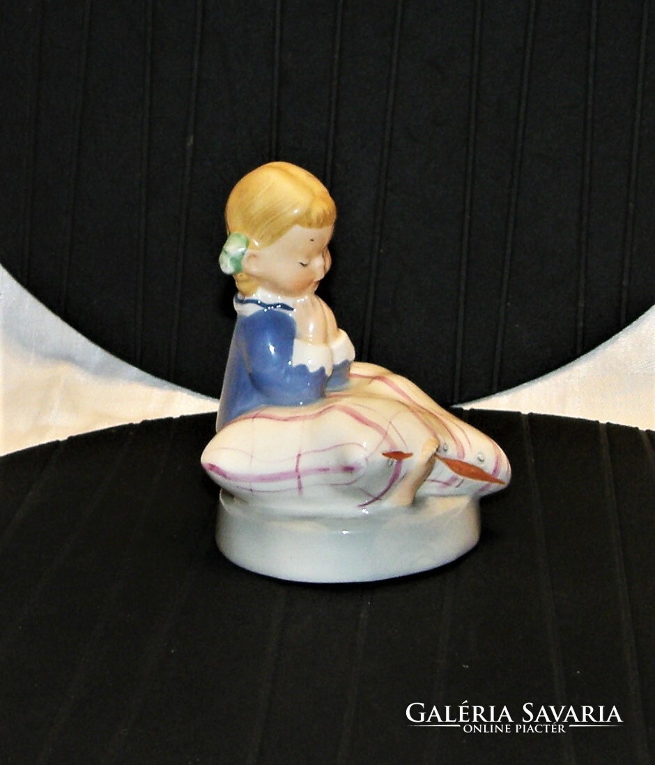 Ritka Royal Dux figura - Tervező Elly Strobach - Porcelán | Galéria ...