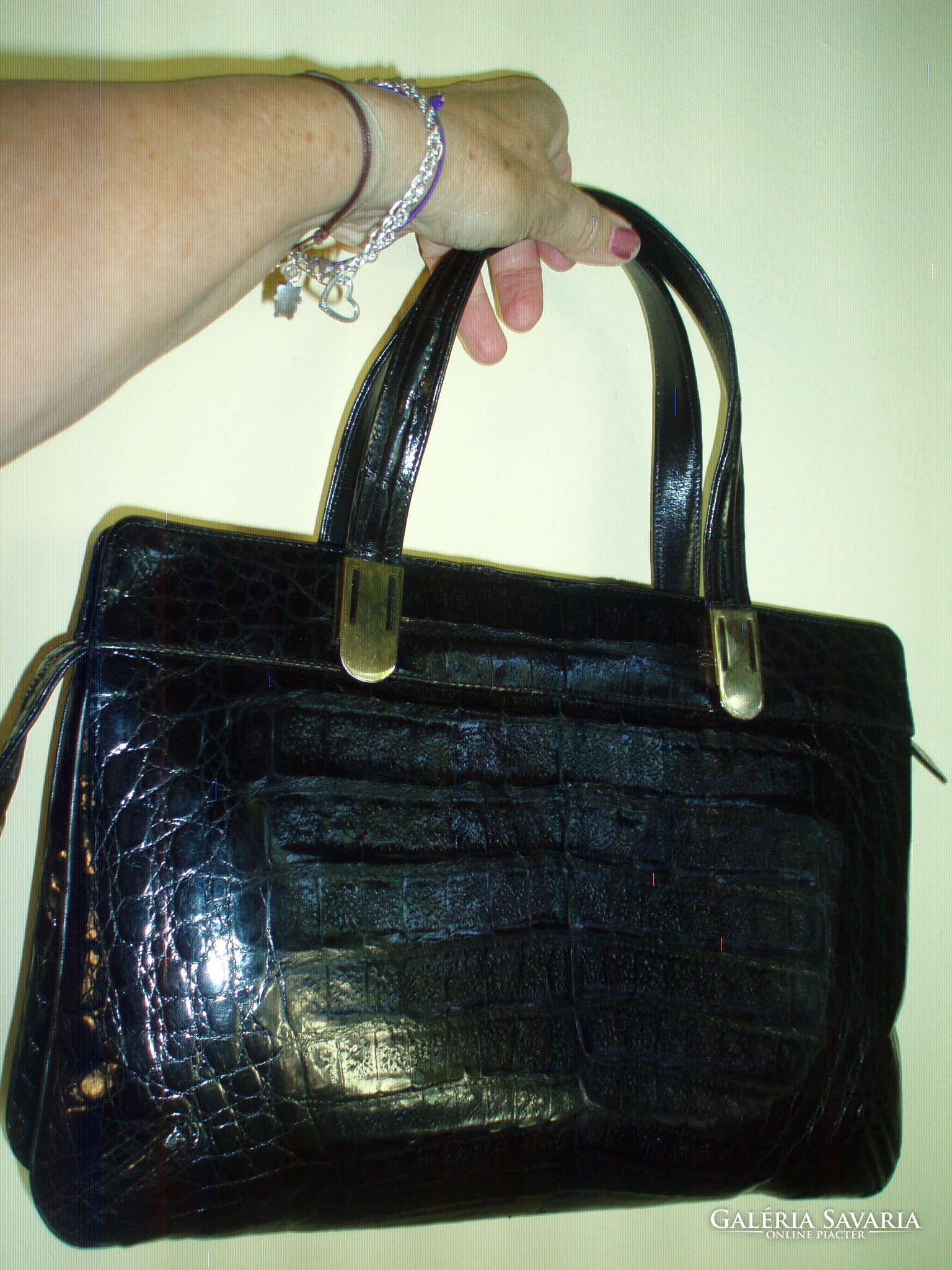 Gyönyörű, vintage valódi krokodilbőr kézitáska - Gardrób | Galéria ...