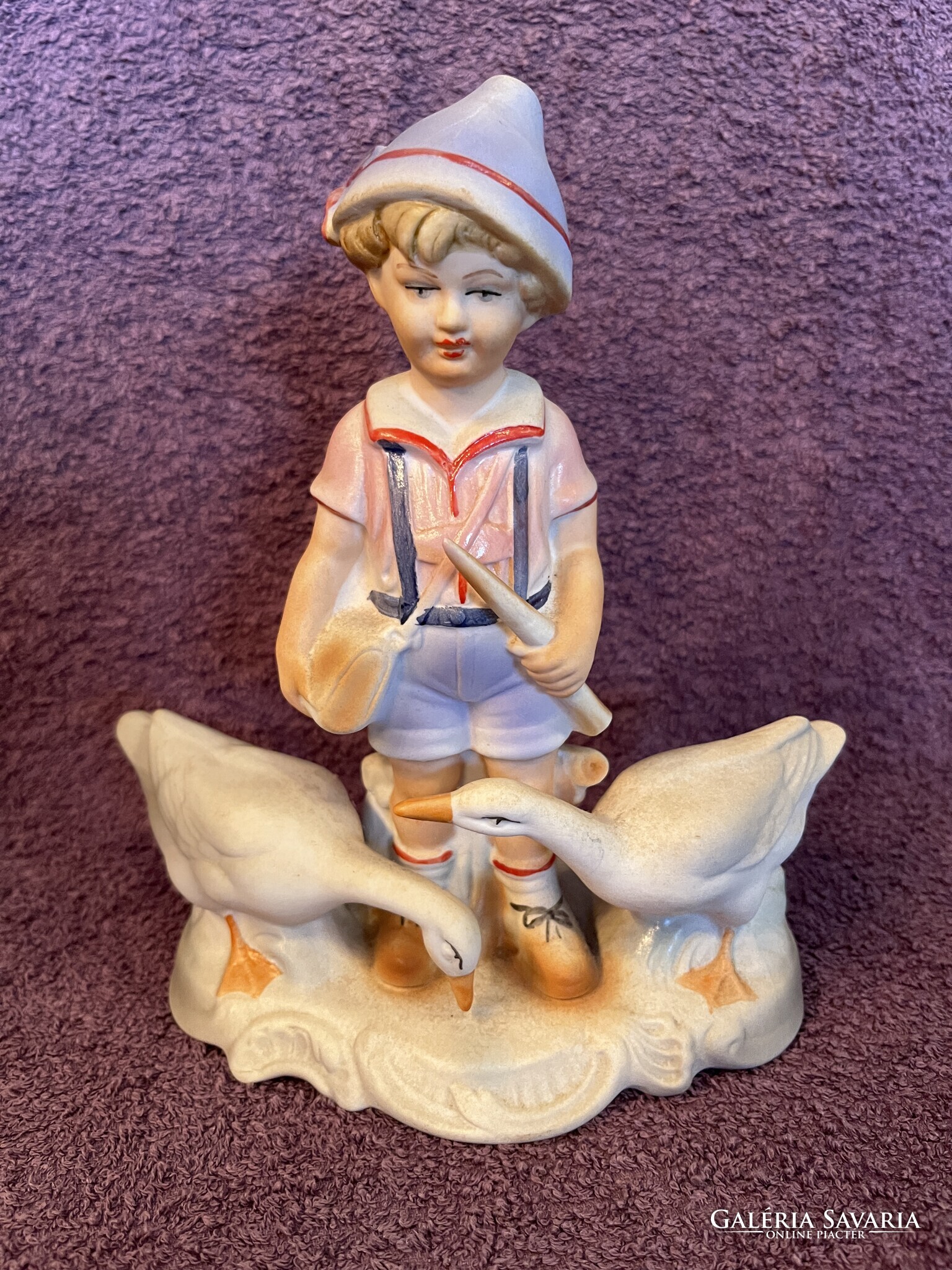 Ludas Matyi matt porcelán figura - Porcelán | Galéria Savaria online ...