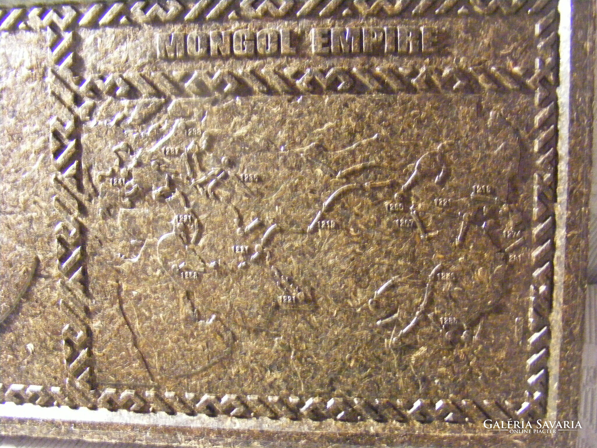 Mongol empire - Genghis Khan - Genghis Mongol Great Khan - pressed ...