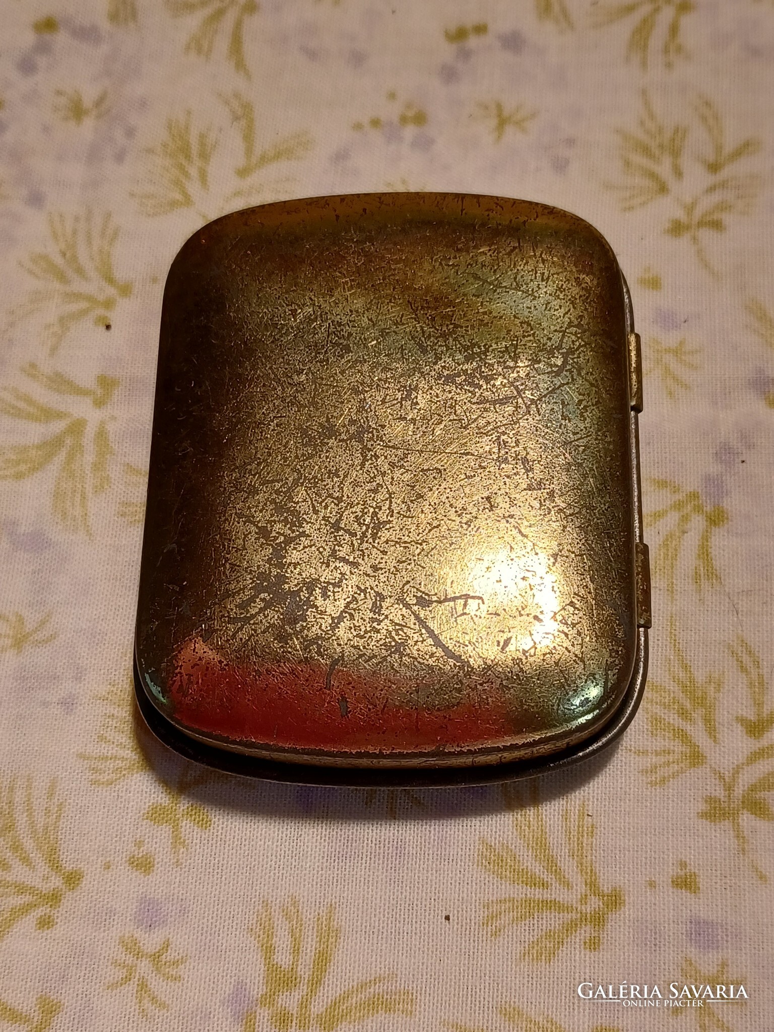 RÉGI KIS CUKORKÁS FÉM DOBOZ - Fémmunka | Galéria Savaria online piactér ...