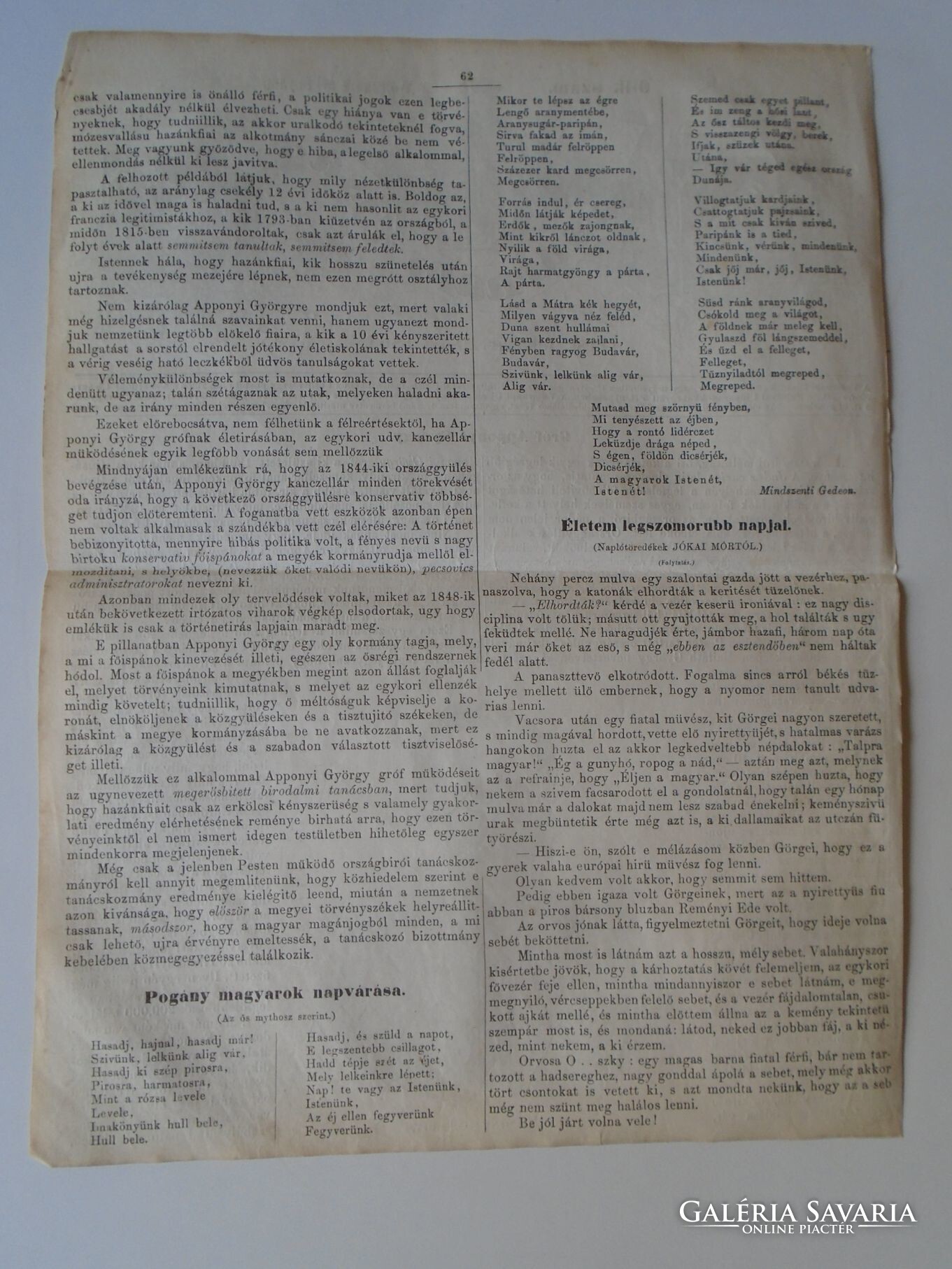 S0591 county judge György Apponyi Count Nagyapponyi - woodcut and ...