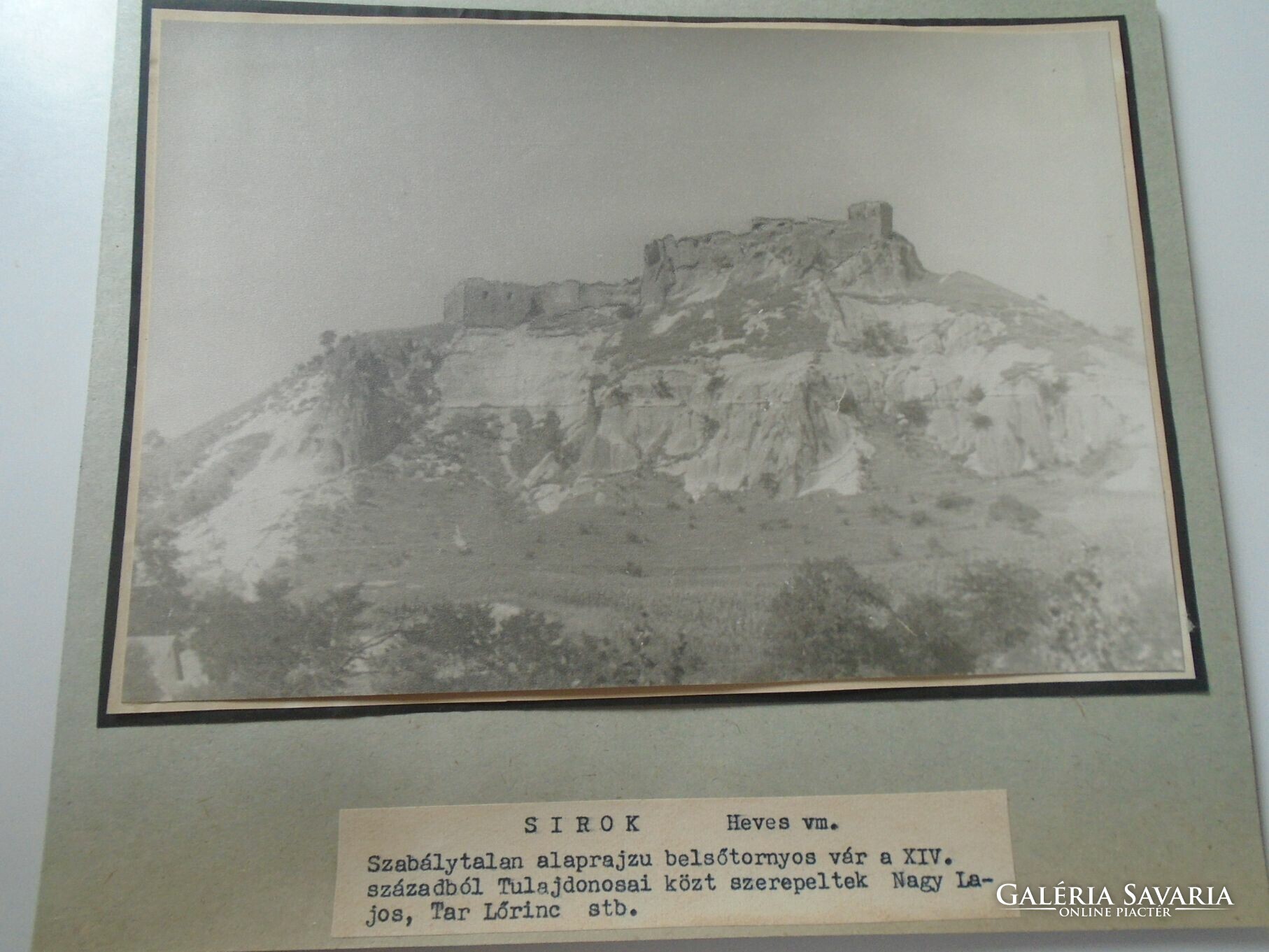 D198440 sirok - sirok castle - fierce etc. - Old large-sized photo from ...