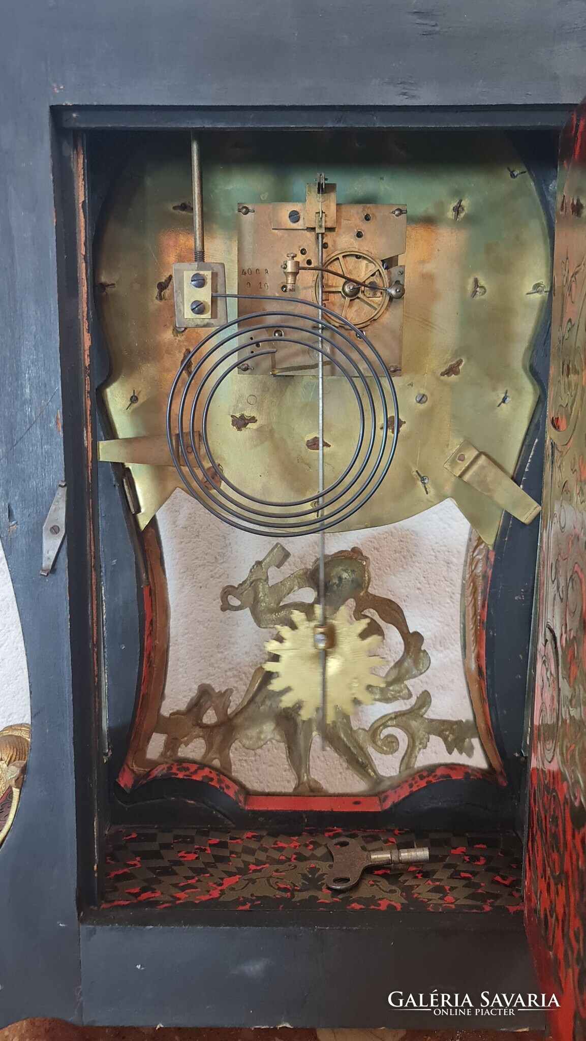 A754 Hatalmas boulle kandallóóra - Óra | Galéria Savaria online piactér - Vásároljon vagy ...