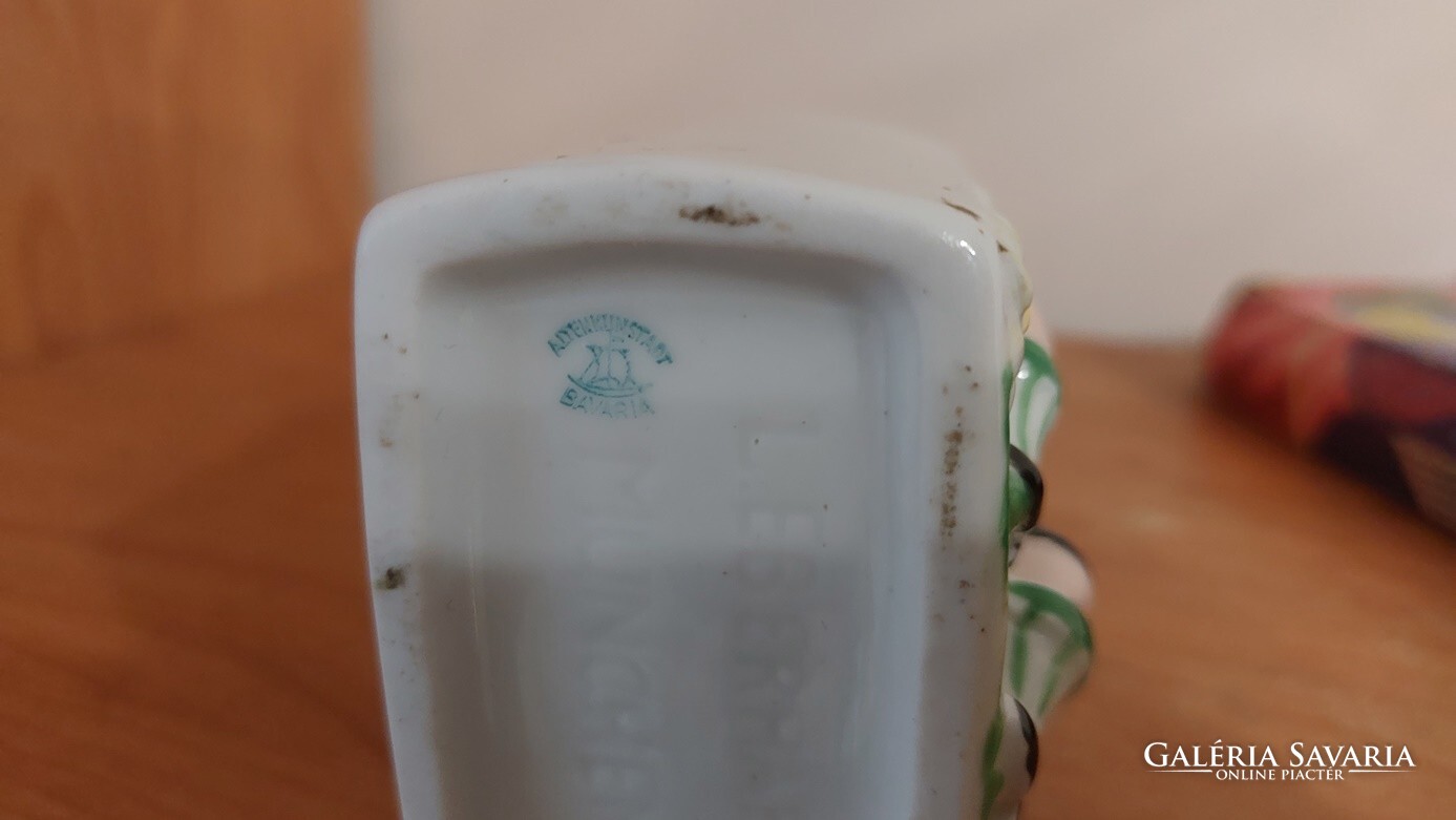 (K) Altenkunstadt Bavaria L Eberhardz München porcelán butella ...