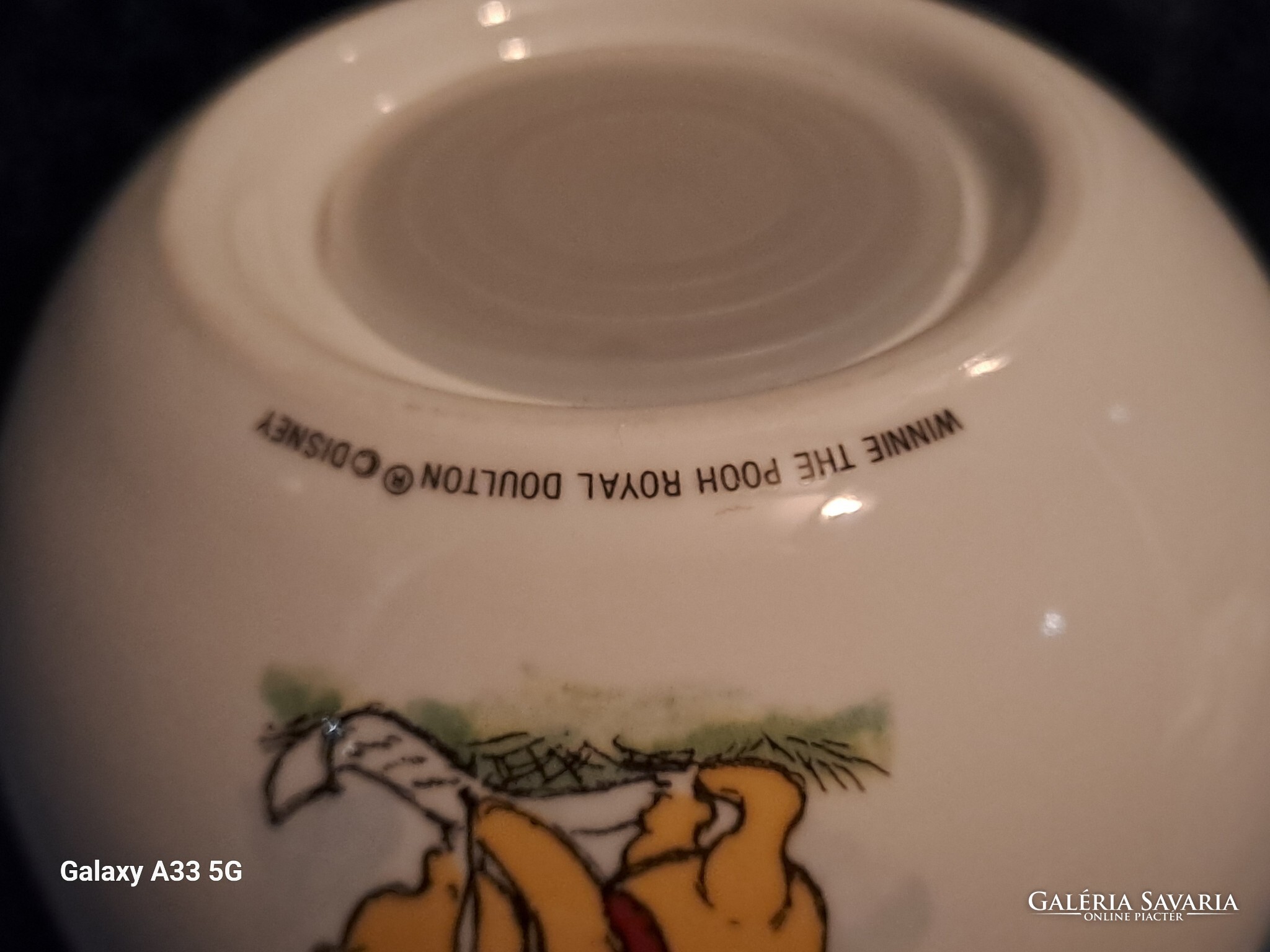 Royal Doulton Disney angol gyermek porcelán Micimackó dekorral persely Winnie the Pooh ...
