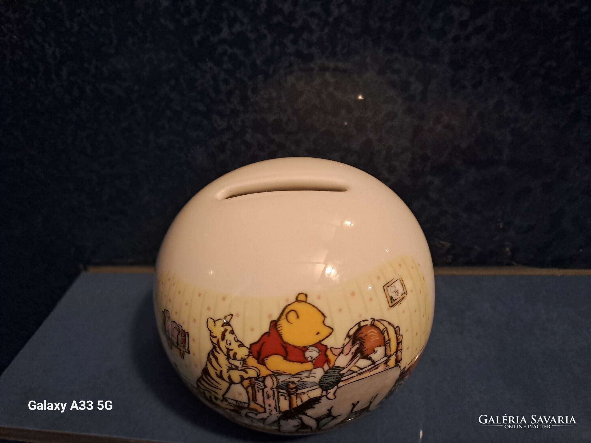 Royal Doulton Disney angol gyermek porcelán Micimackó dekorral persely Winnie the Pooh ...