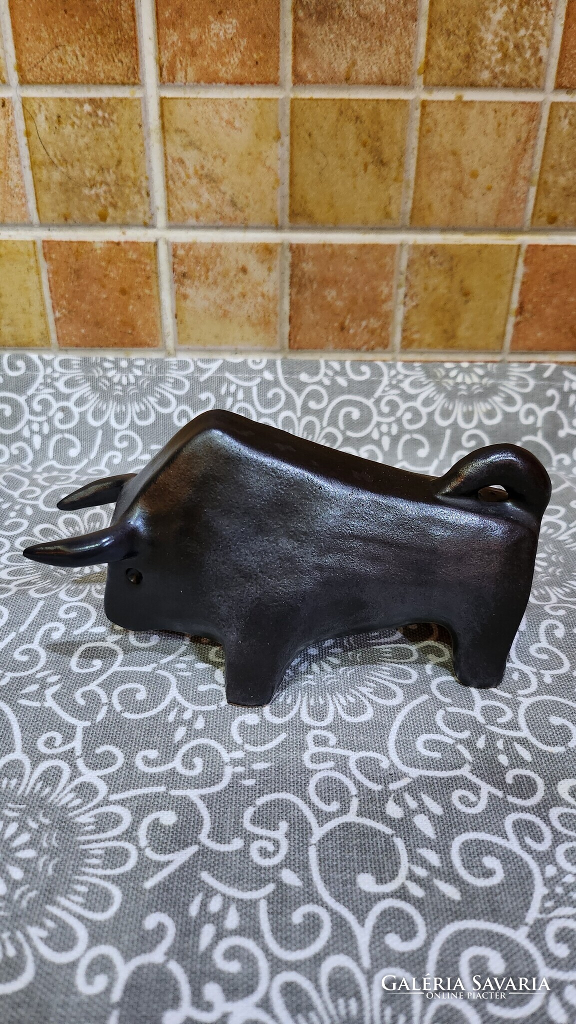 Kertész Klára Ritkaság Art Deco Bika - Kerámia | Galéria Savaria online ...