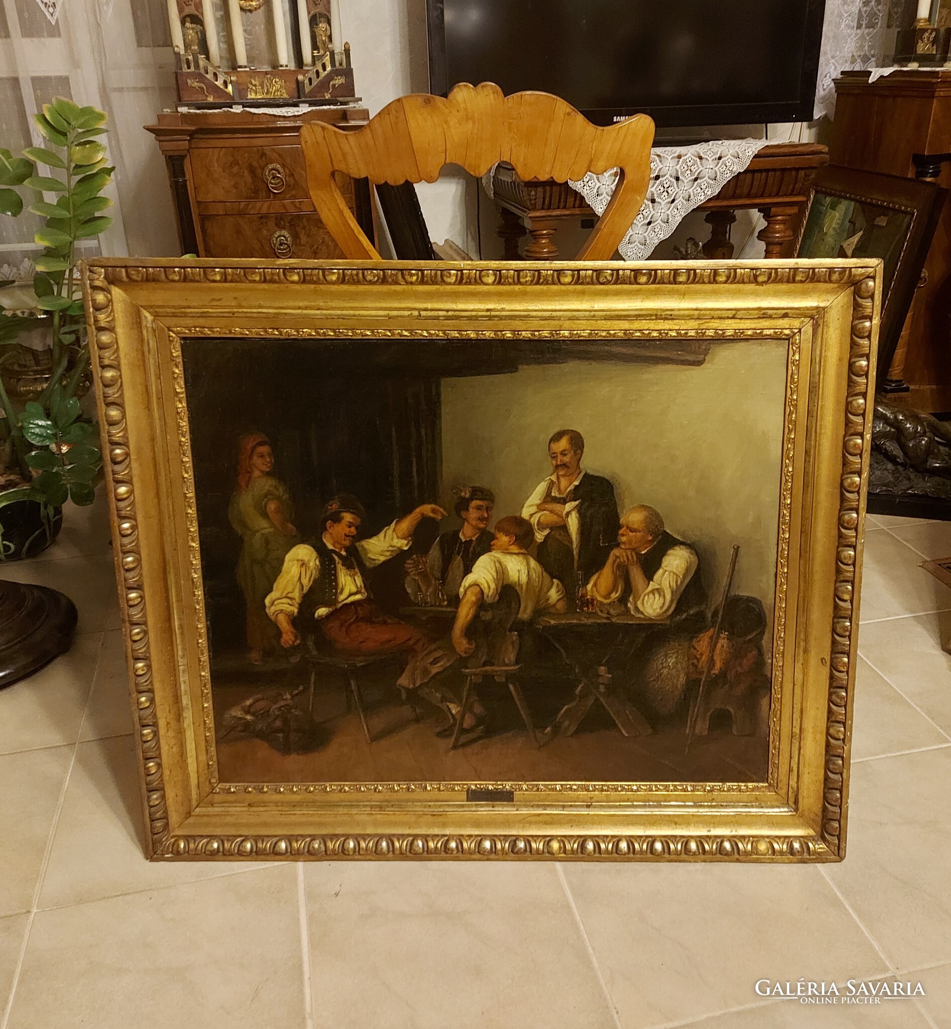 Böhm Pál antik festménye! - Festmény | Galéria Savaria online piactér ...