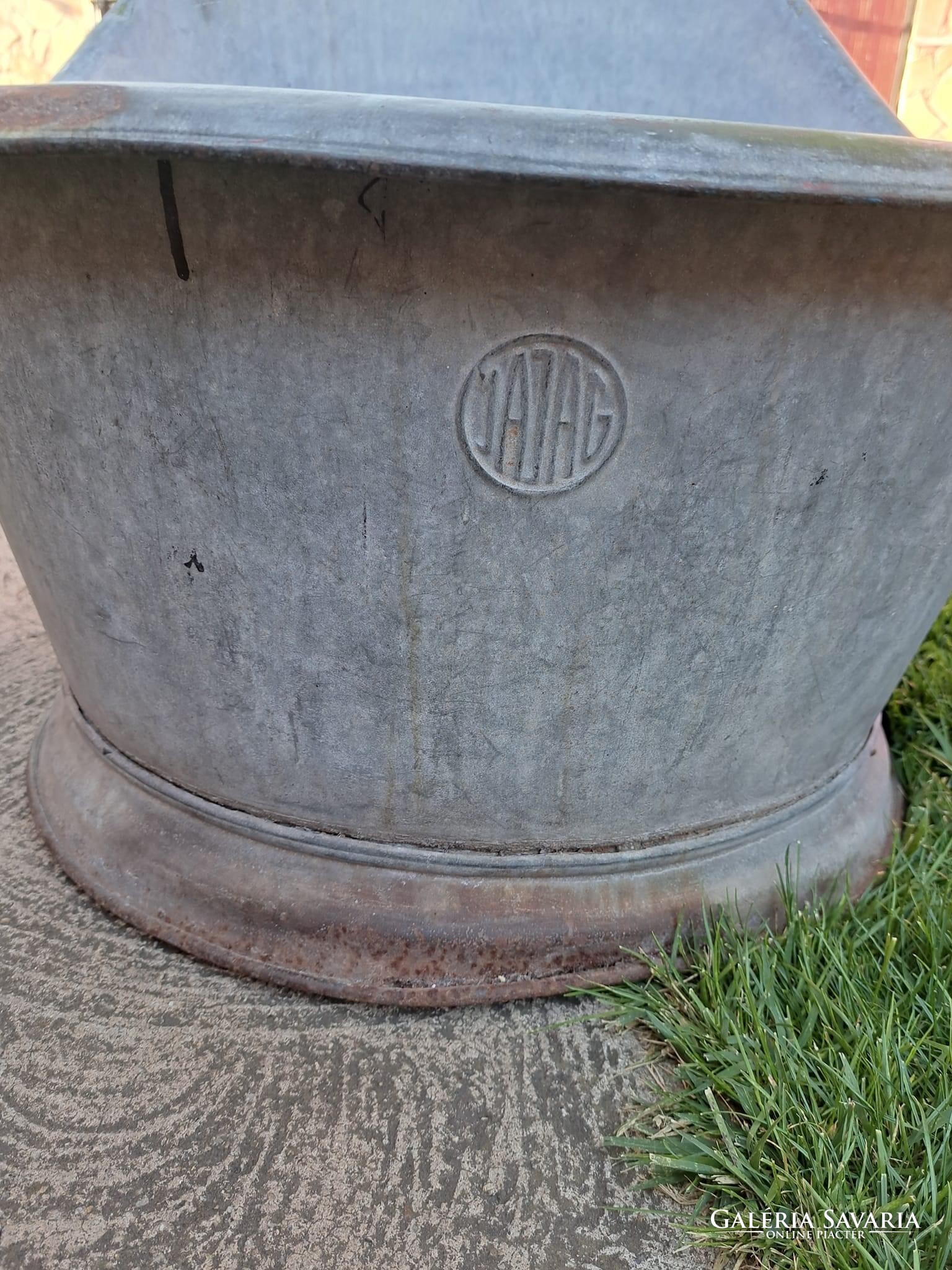 Retro Bádog ritka ülőkád kád emlék nosztalgia darab, dísznek ...