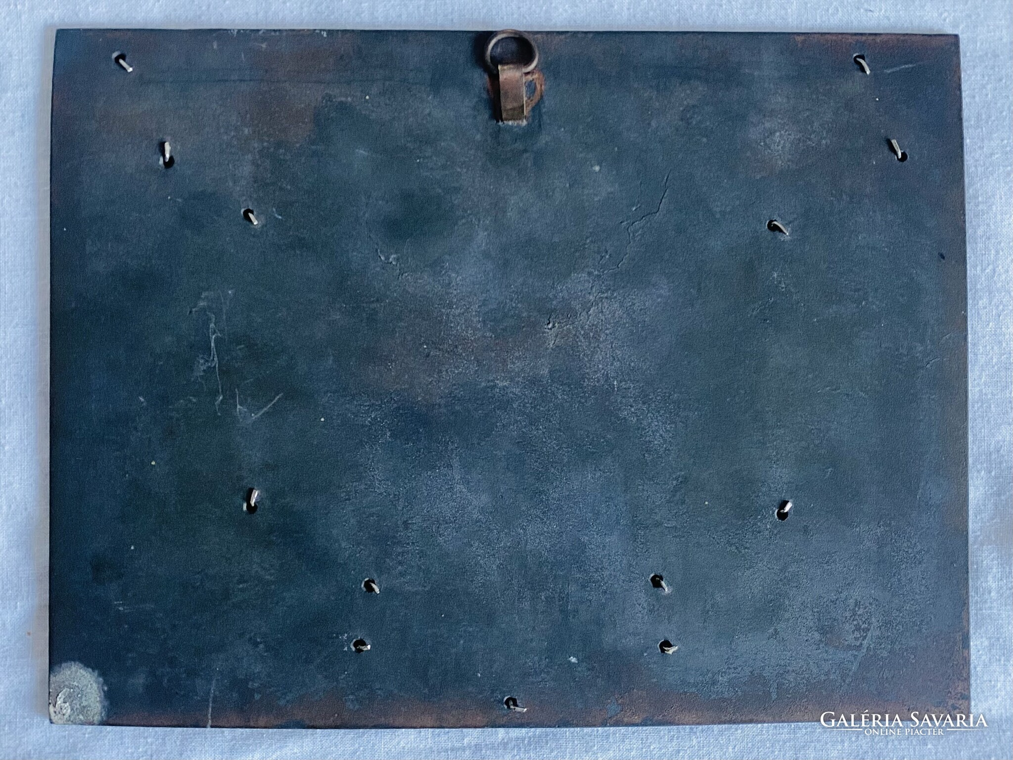 Eladó! – Ritka, eredeti 1821-es egyházi dombormű vaslemezre fogatva ...