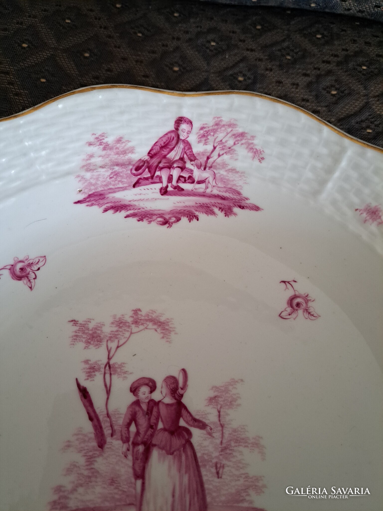 Herendi tál, Fischer Mór korszak! MF 1861. - Porcelán | Galéria Savaria ...