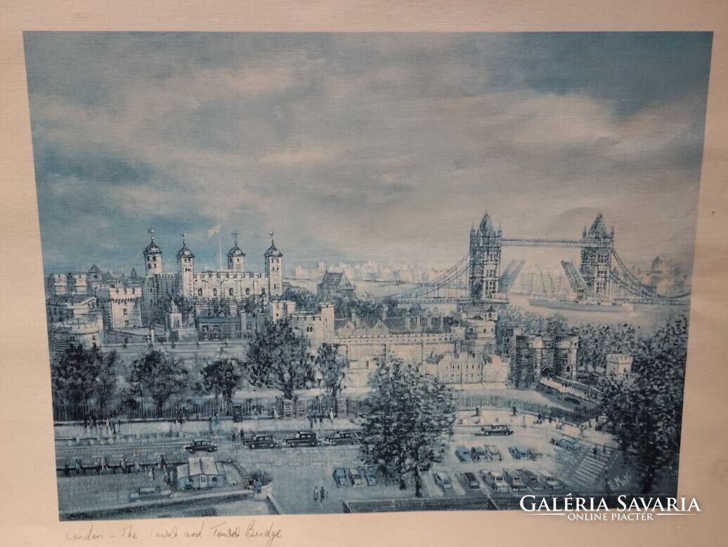 A Tower of London (London Tower) – a bal oldalon látható, ez egy ...