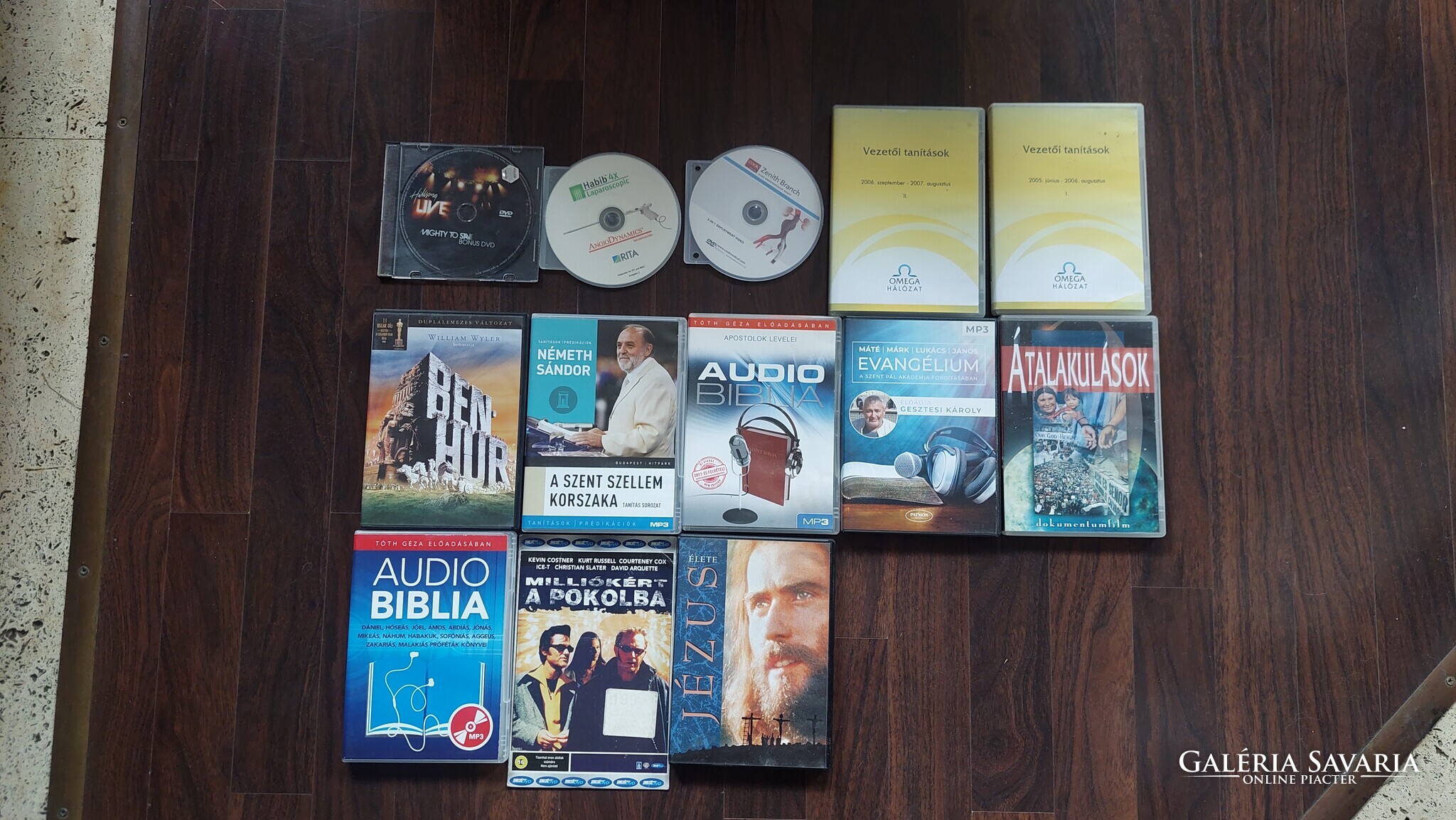 Jézus élete, Milliókért a pokolba, Átalakulások, Audio biblia, 13 db ...