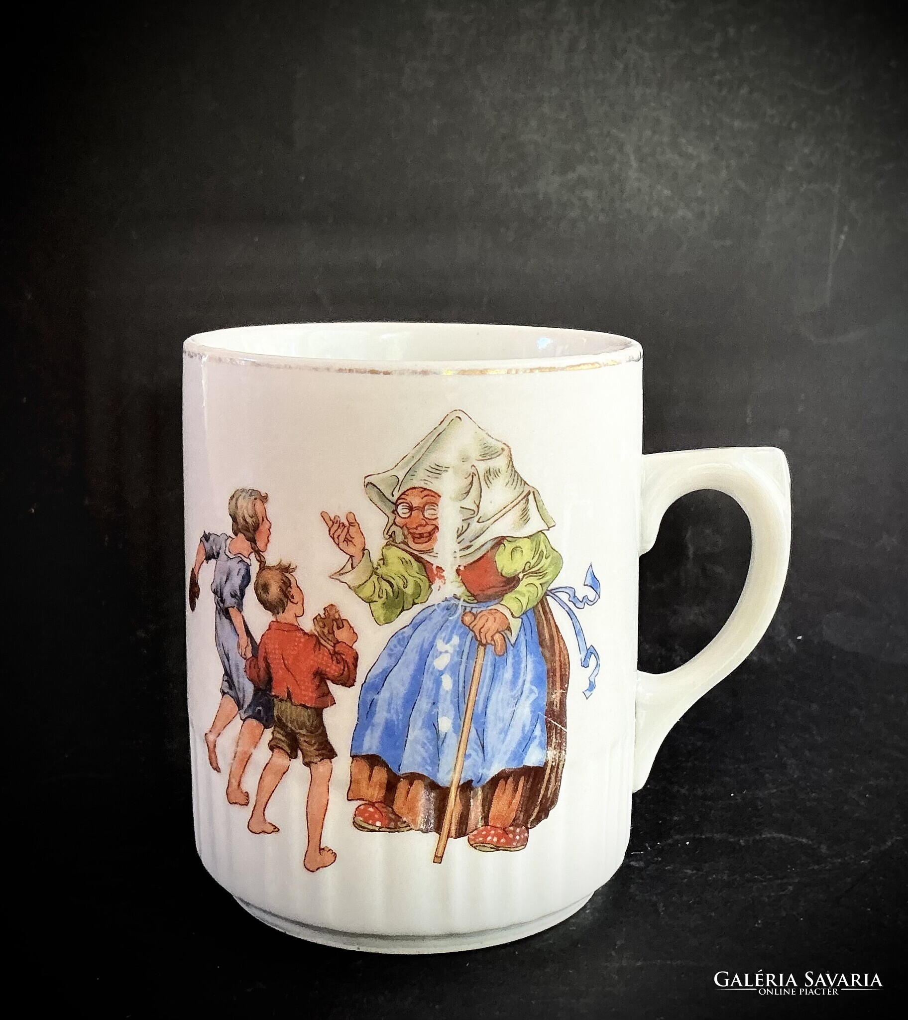 Zsolnay mese gyerek bögre Jancsi és Juliska - Porcelán | Galéria ...