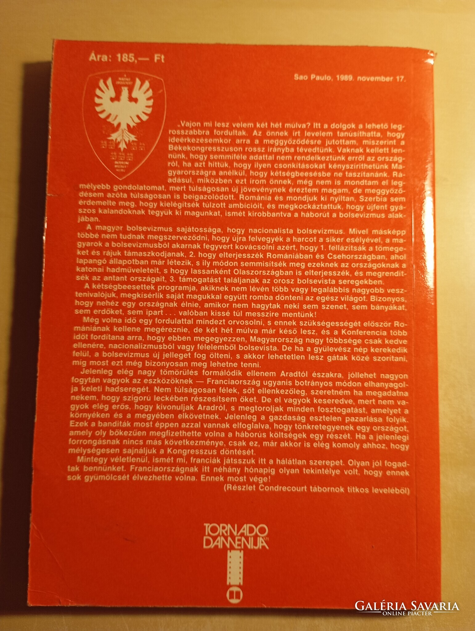 Raffai Ernő Trianon titka - Könyv | Galéria Savaria online piactér ...
