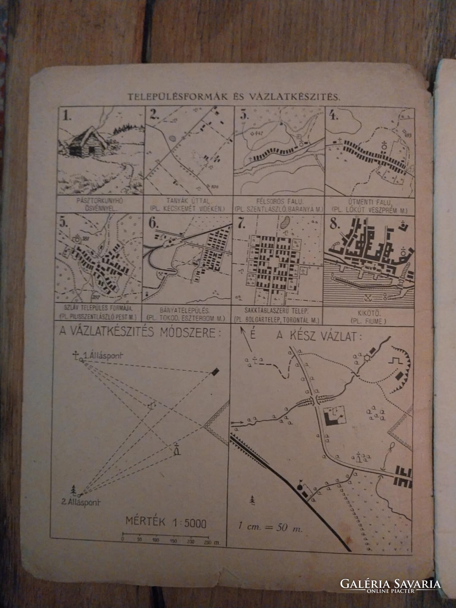 Rendszeres földrajzi atlasz, régi iskolai térkép, papírrégiség - Otthon ...