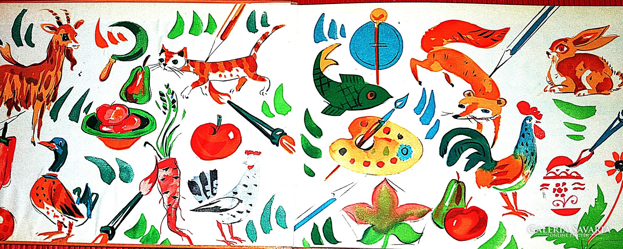 Tahi-Tóth Nándor - A kis festő - HIBÁTLAN 1. KIADÁS könyv a képek ...