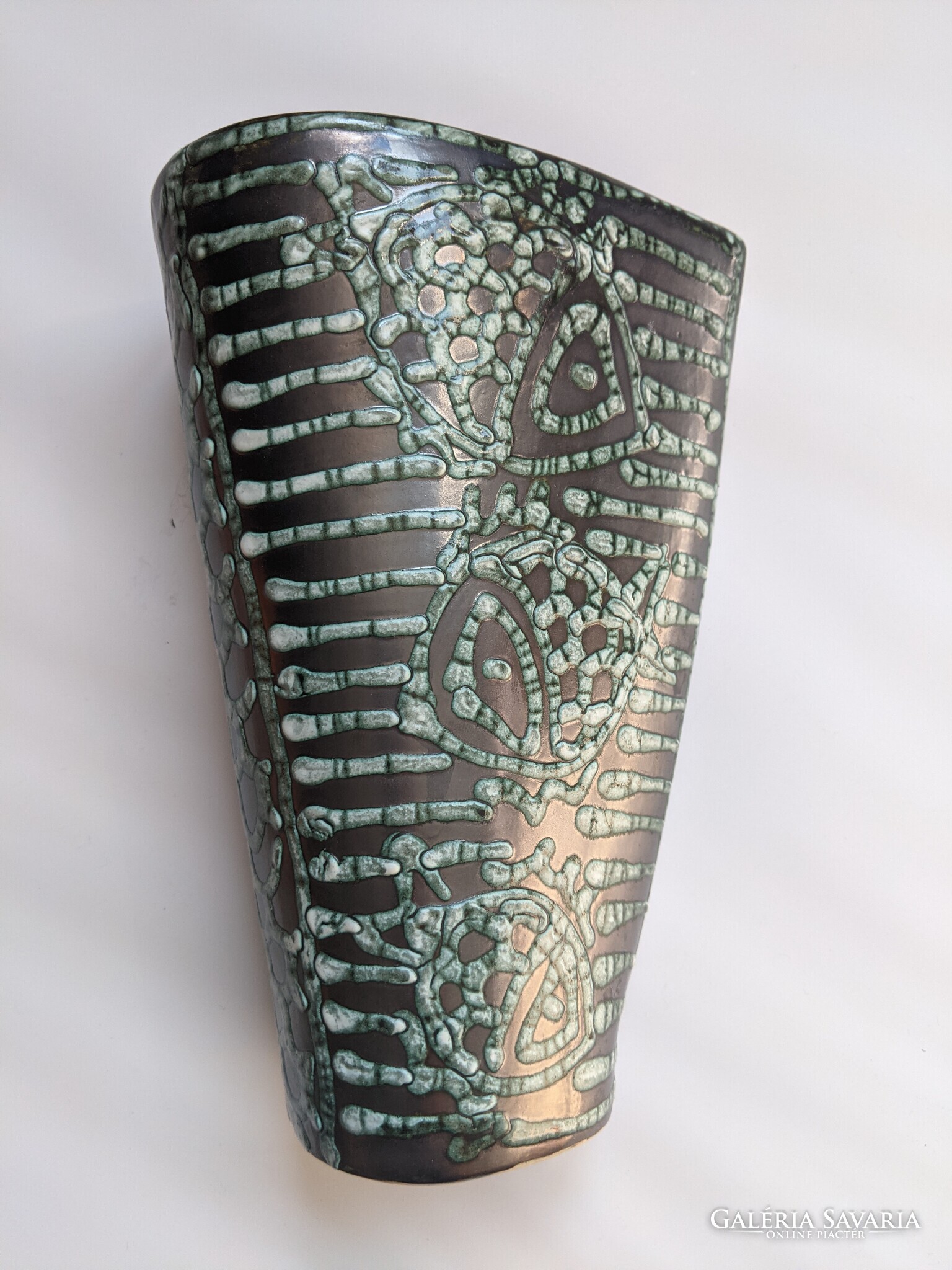 Gorka Géza - Halas váza - Kerámia | Galéria Savaria online piactér ...