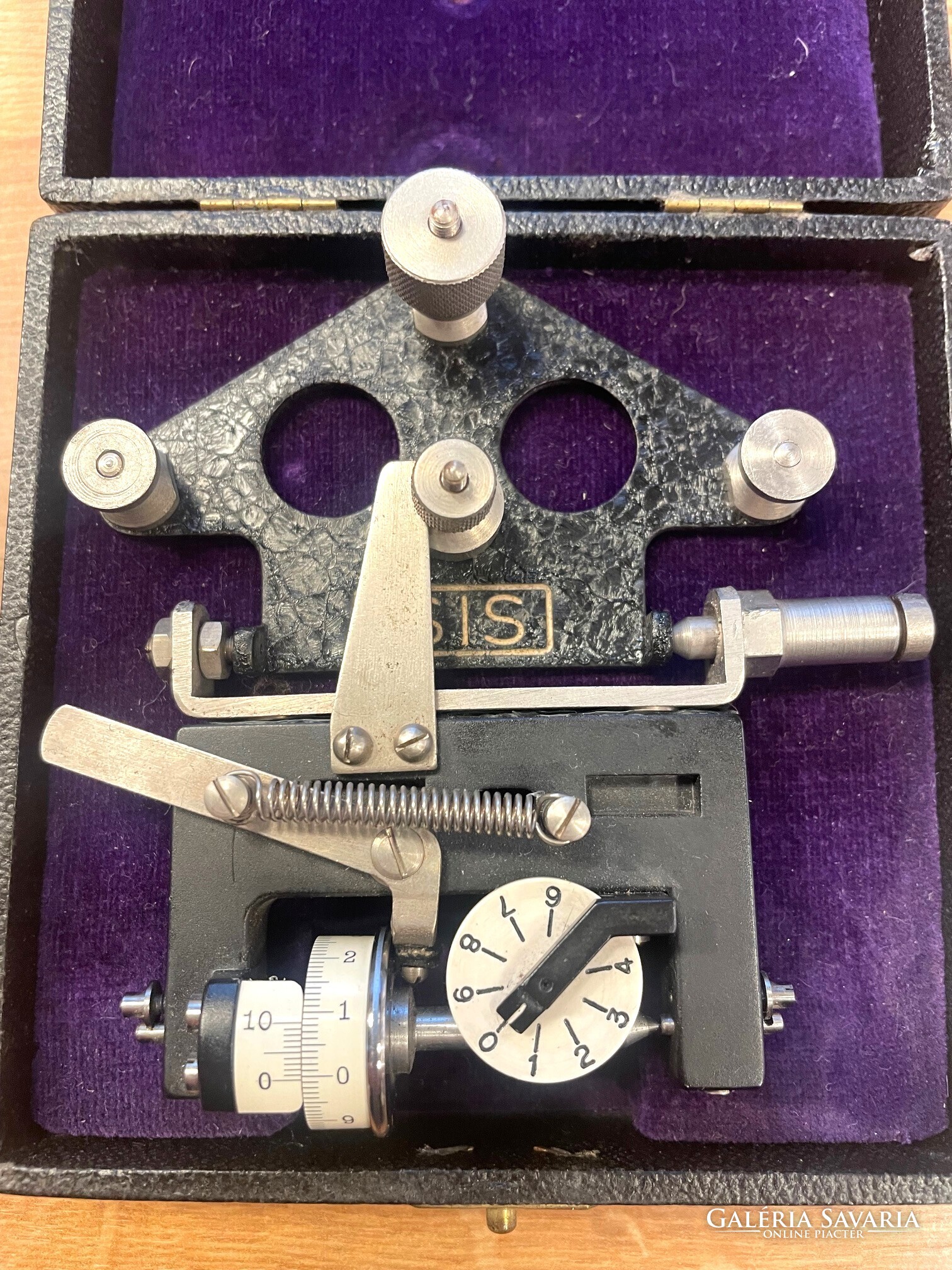 Antik Schmidt & Haensch ISIS Planiméter rajzeszköz 50-es évek műszaki ...