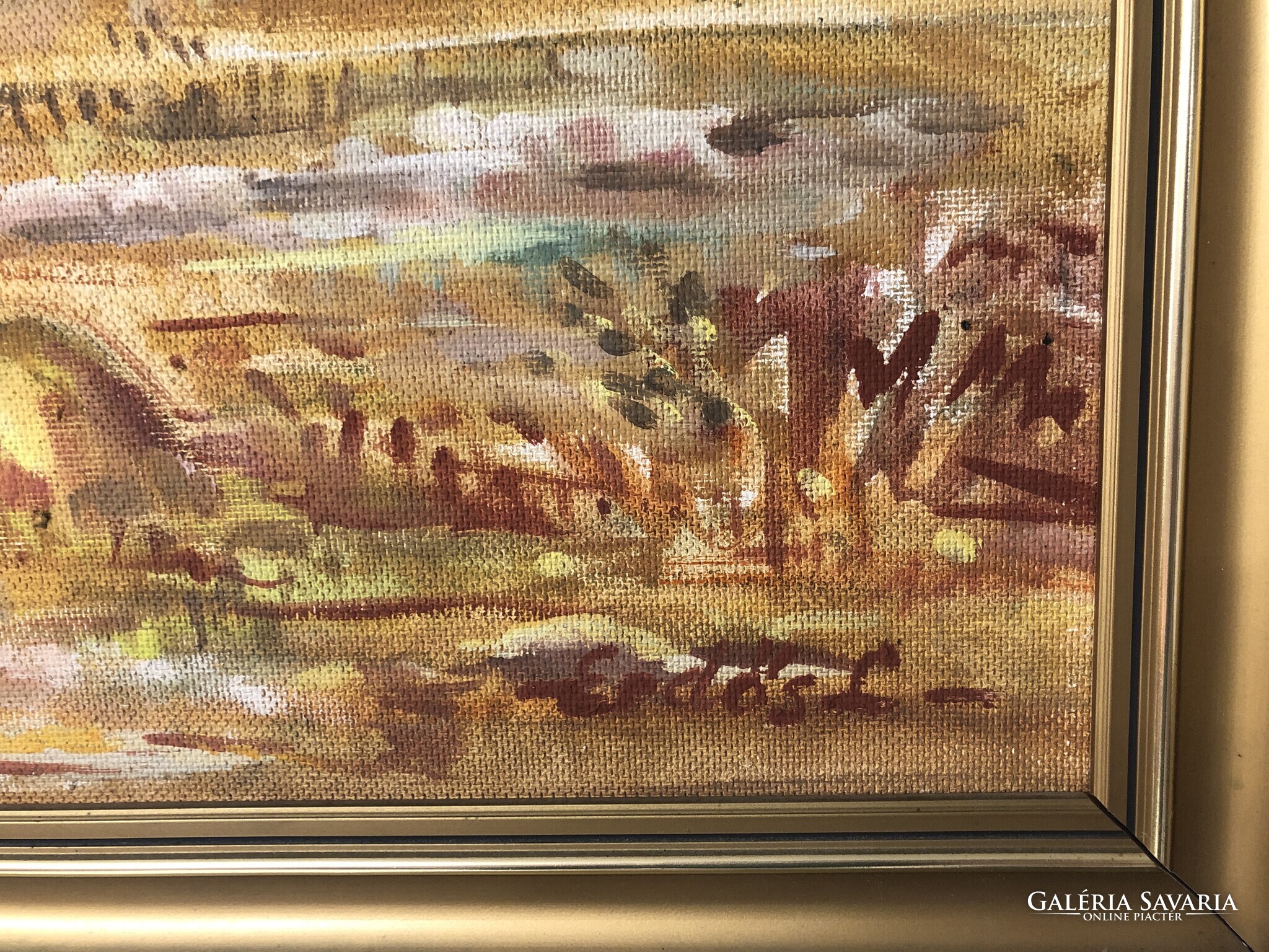 Erdős László Olaj festménye - Festmény | Galéria Savaria online piactér ...