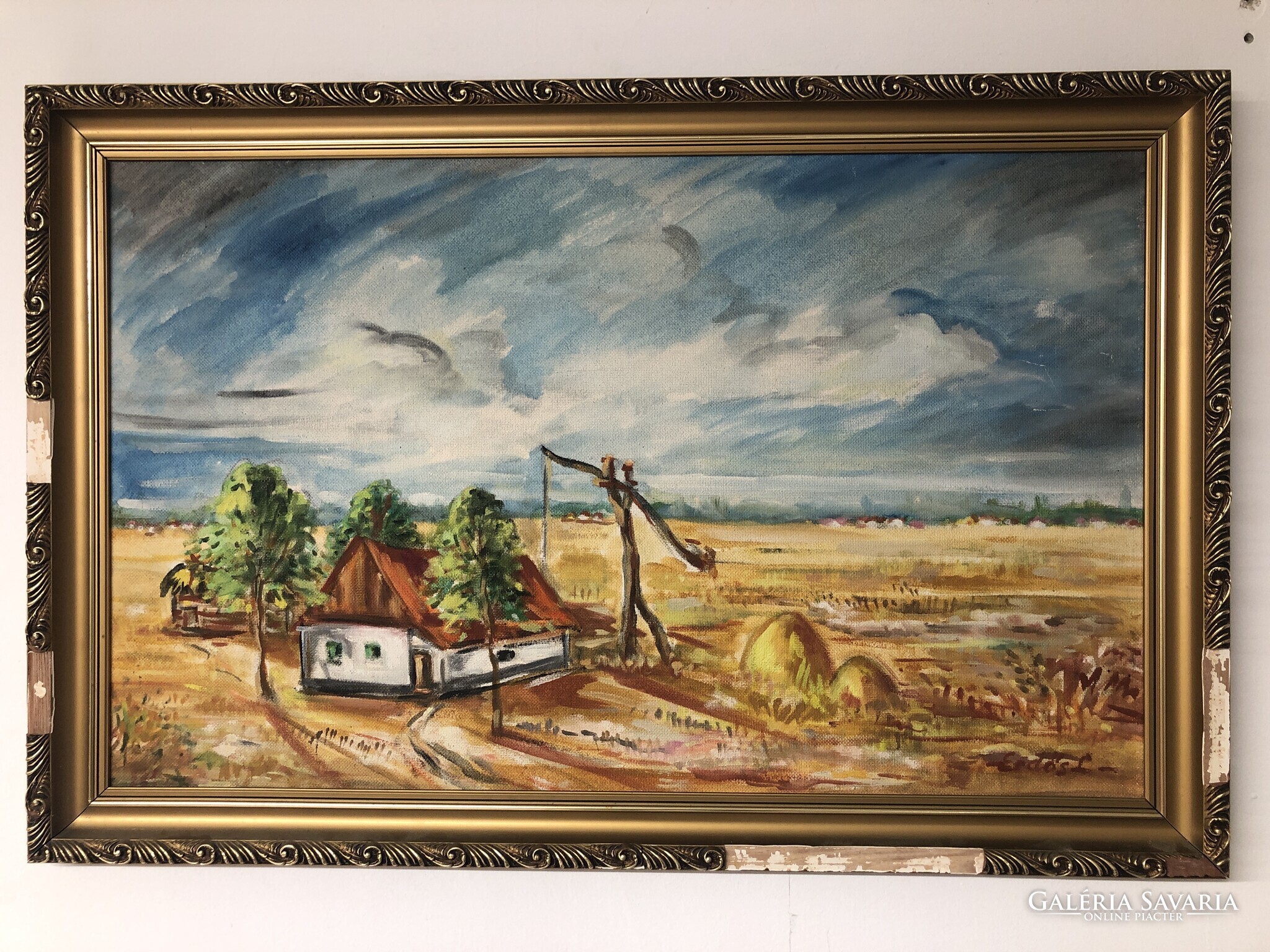 Erdős László Olaj festménye - Festmény | Galéria Savaria online piactér ...