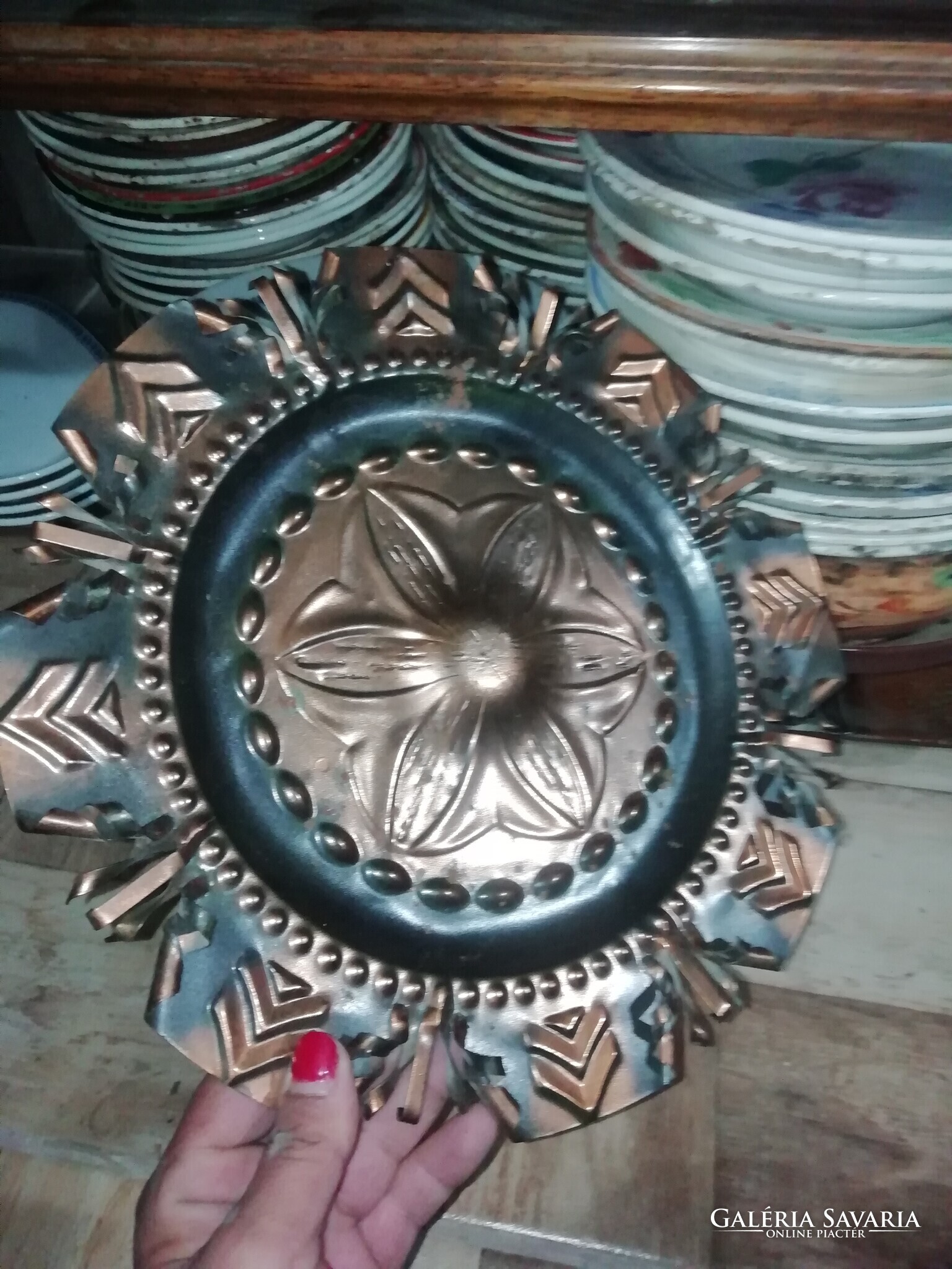 Réz lemez falitányér Több 100 termék akciós aukciós vegye vigye ...