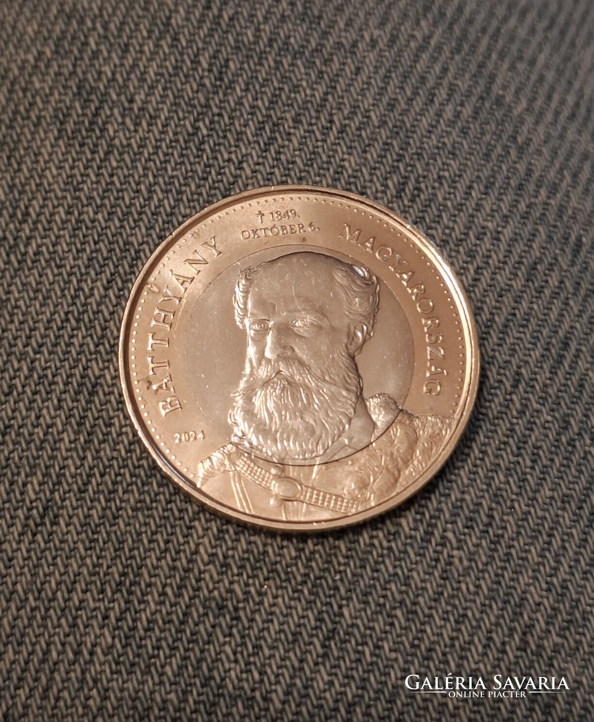 Gróf Batthyány Lajos 200 forintos emlékforgalmi érme, nagyon szép ...