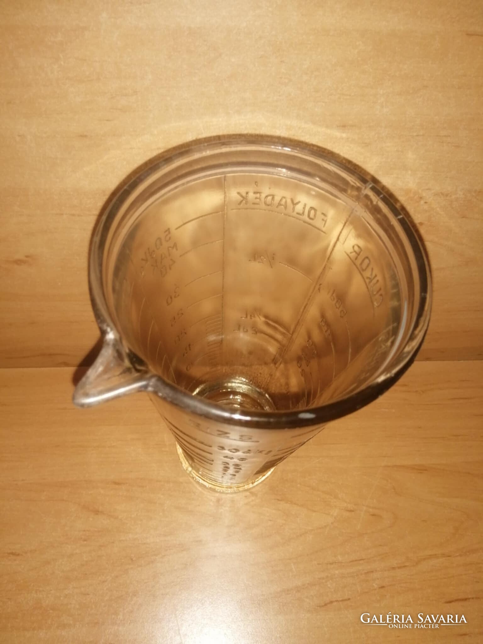 Retro üveg mérőedény, cukor, liszt, folyadék, rizs, gríz, mák mérésére ...