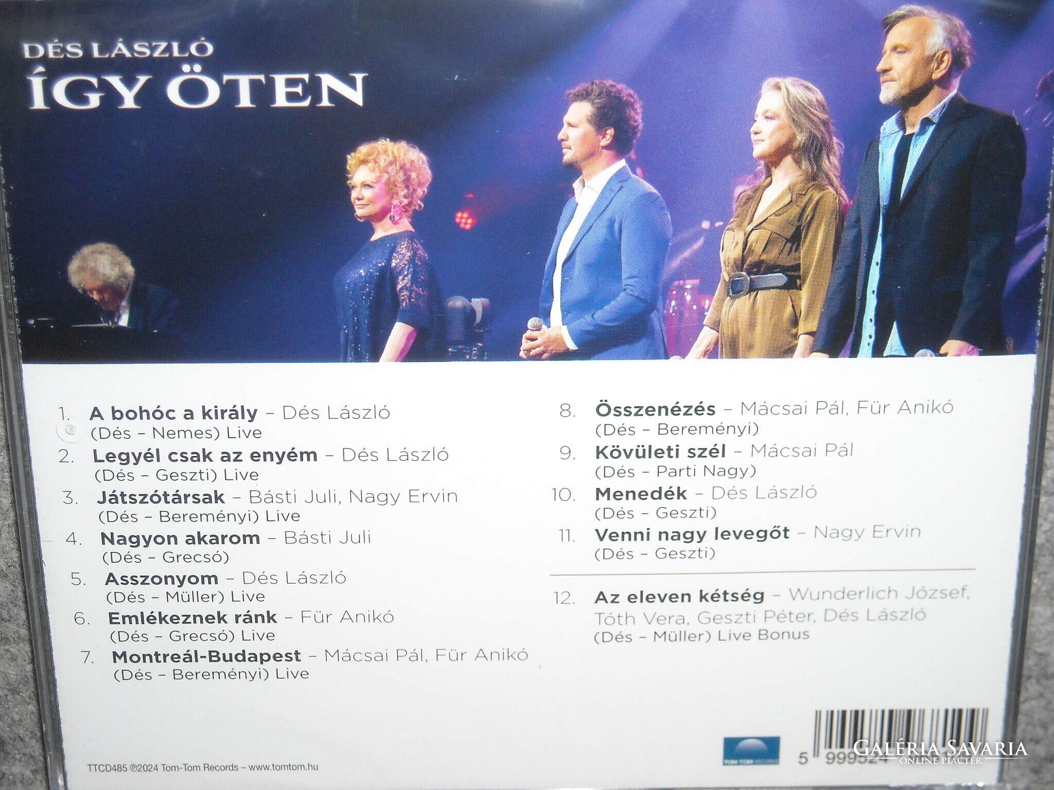 DÉS LÁSZLÓ ÍGY ÖTEN CD ÚJ gyári bontatlan - Nagy Ervin, Básti Juli, Für ...