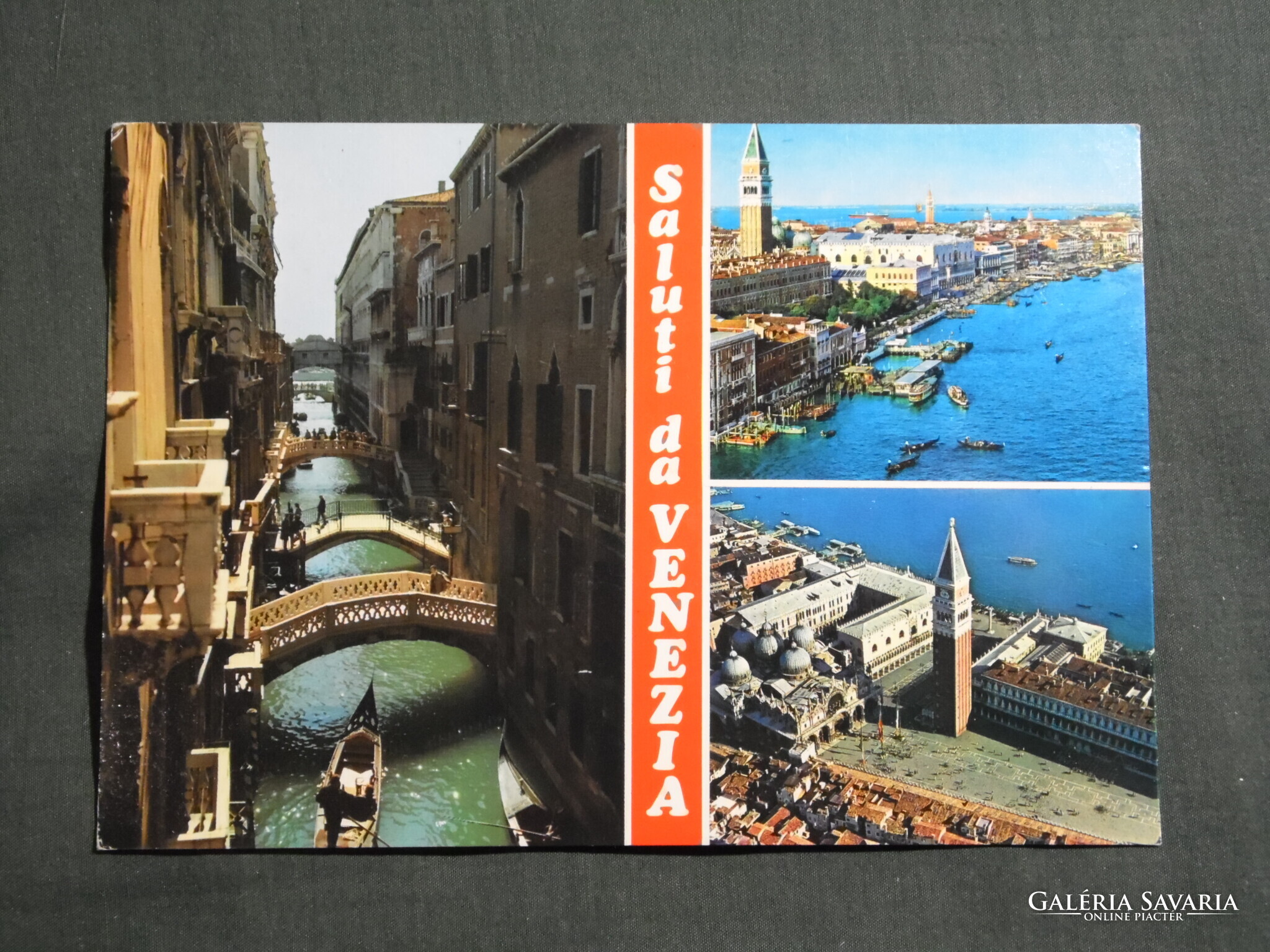 Képeslap,Olaszország,Venezia,Velence,Piazza San Marco,Szent Márk tér ...