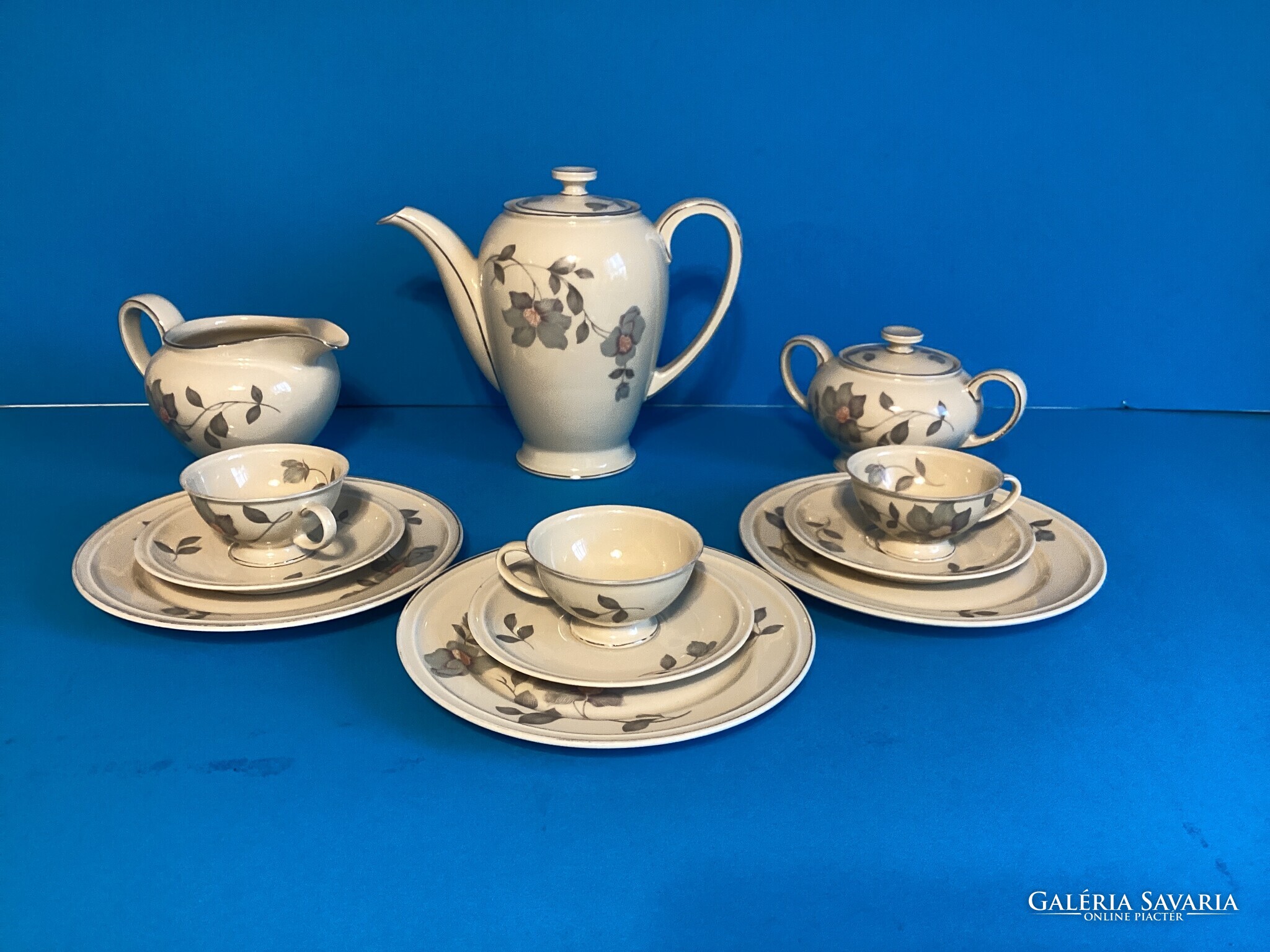 Rosenthal Winifred porcelán kávés , reggeliző készlet 3 személyes ...