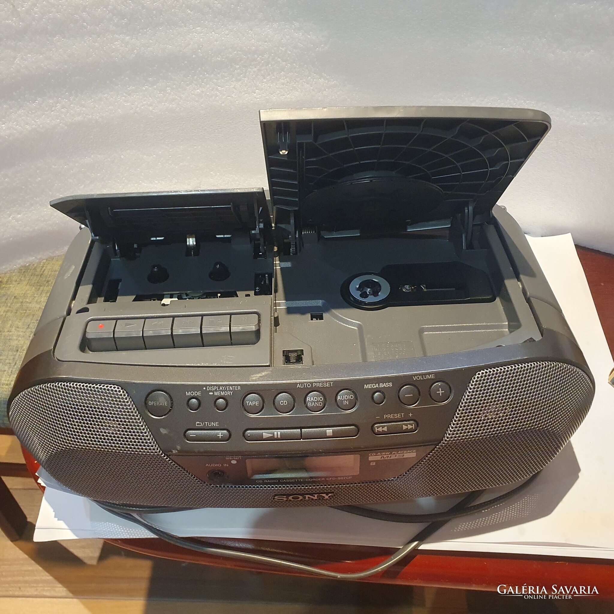 Retro Sony CFD-S07CP rádiósmagnó kazetta boombox sétálómagnó hi-fi 1 ...